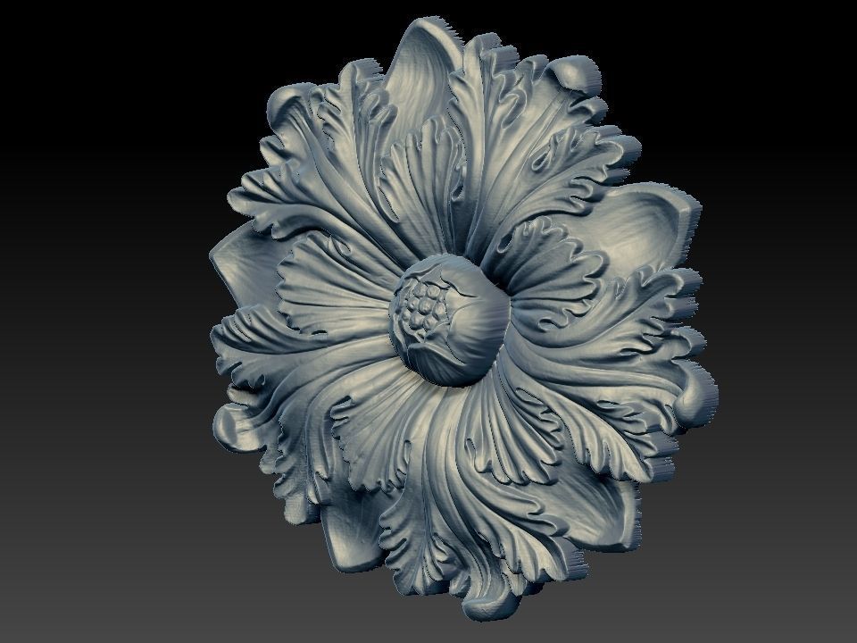 FLORAL PATTERN 3D model | CGTrader