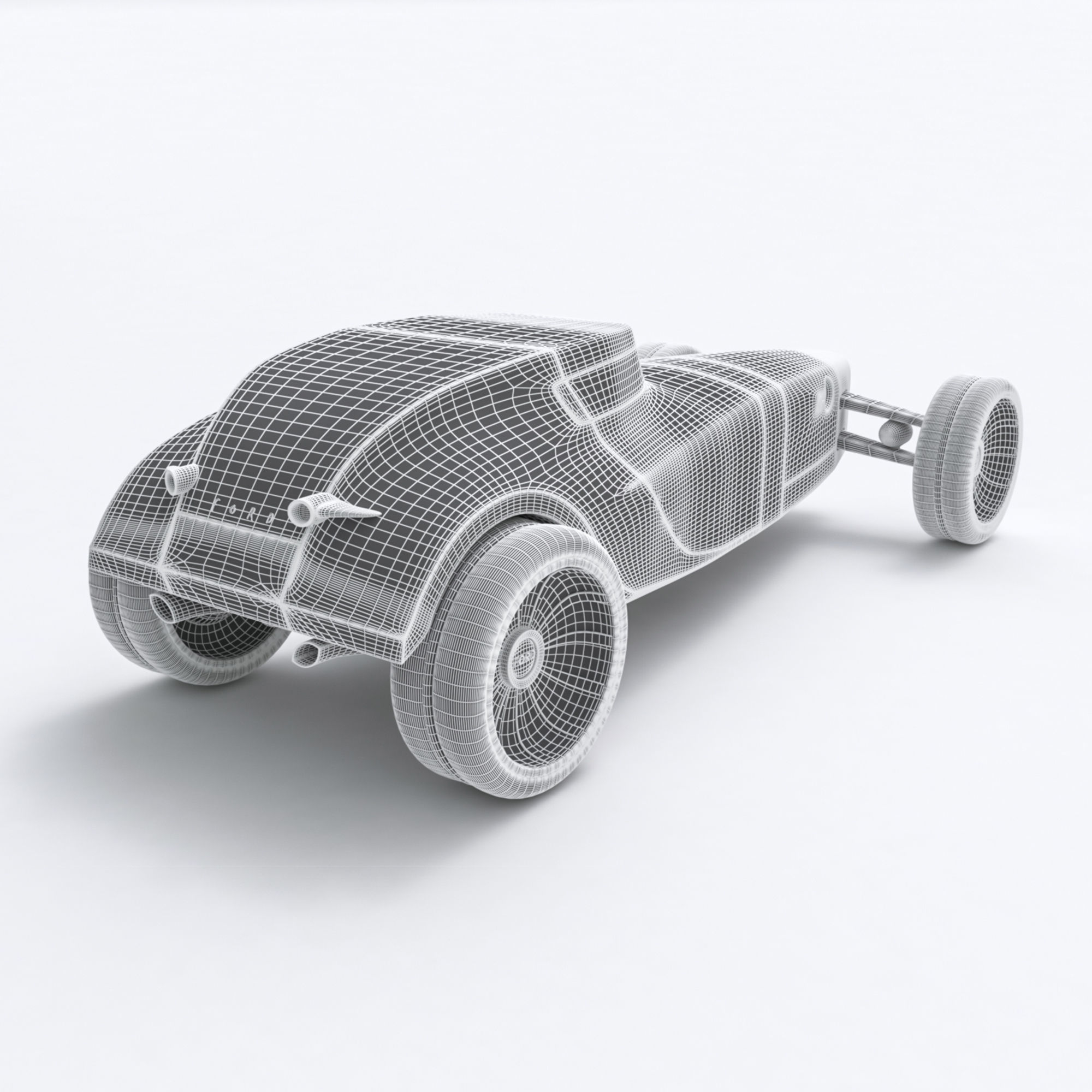 hot rod concept Ford Punk 3D model | CGTrader