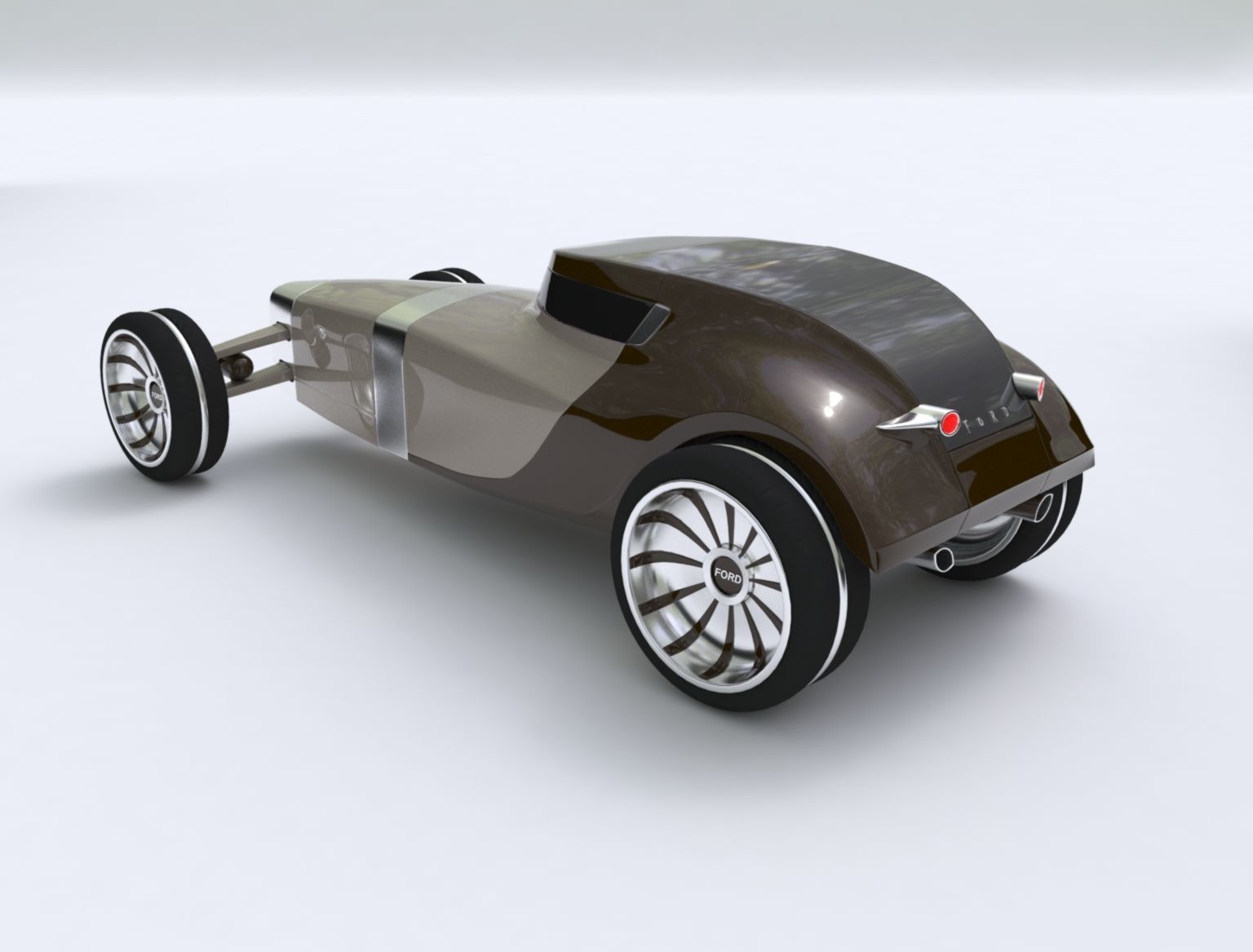 hot rod concept Ford Punk 3D model | CGTrader