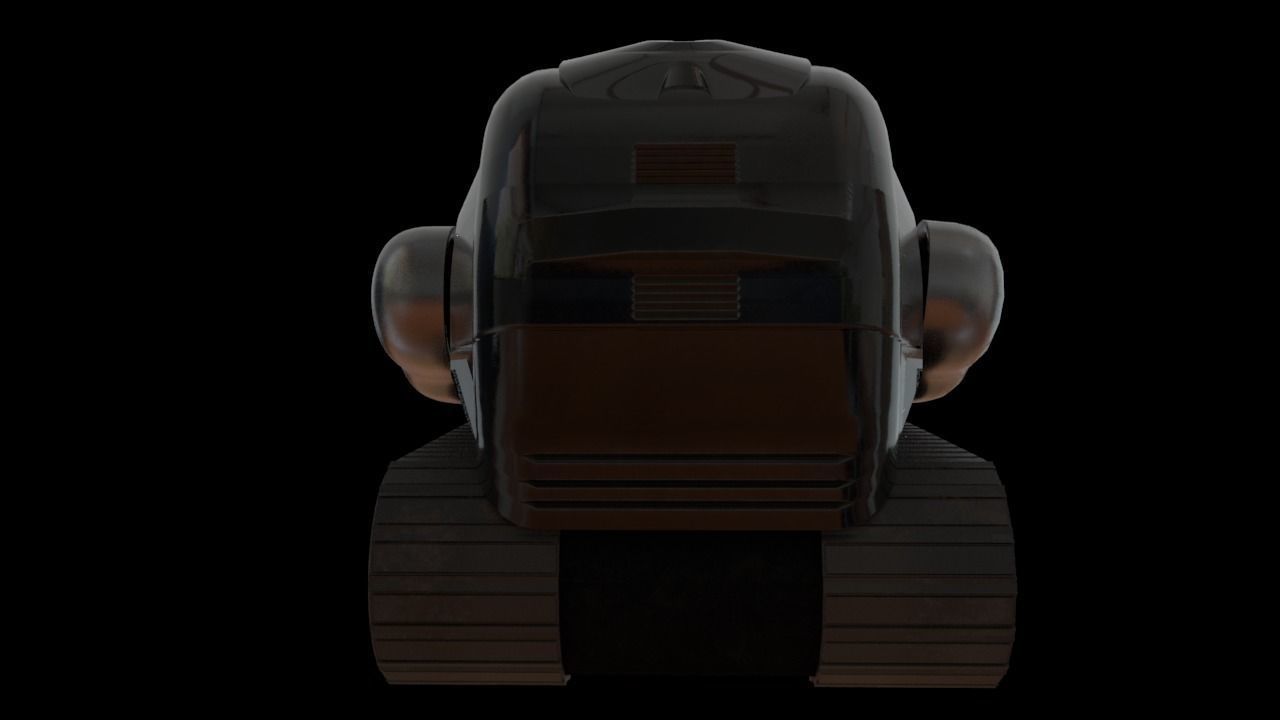 QBO cute little Robot 3D model rigged | CGTrader