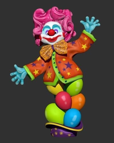 Clow sculpture 3D model | CGTrader