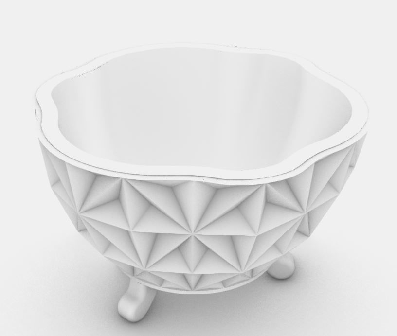 Parametric Ceramic Bowl 3D model | CGTrader