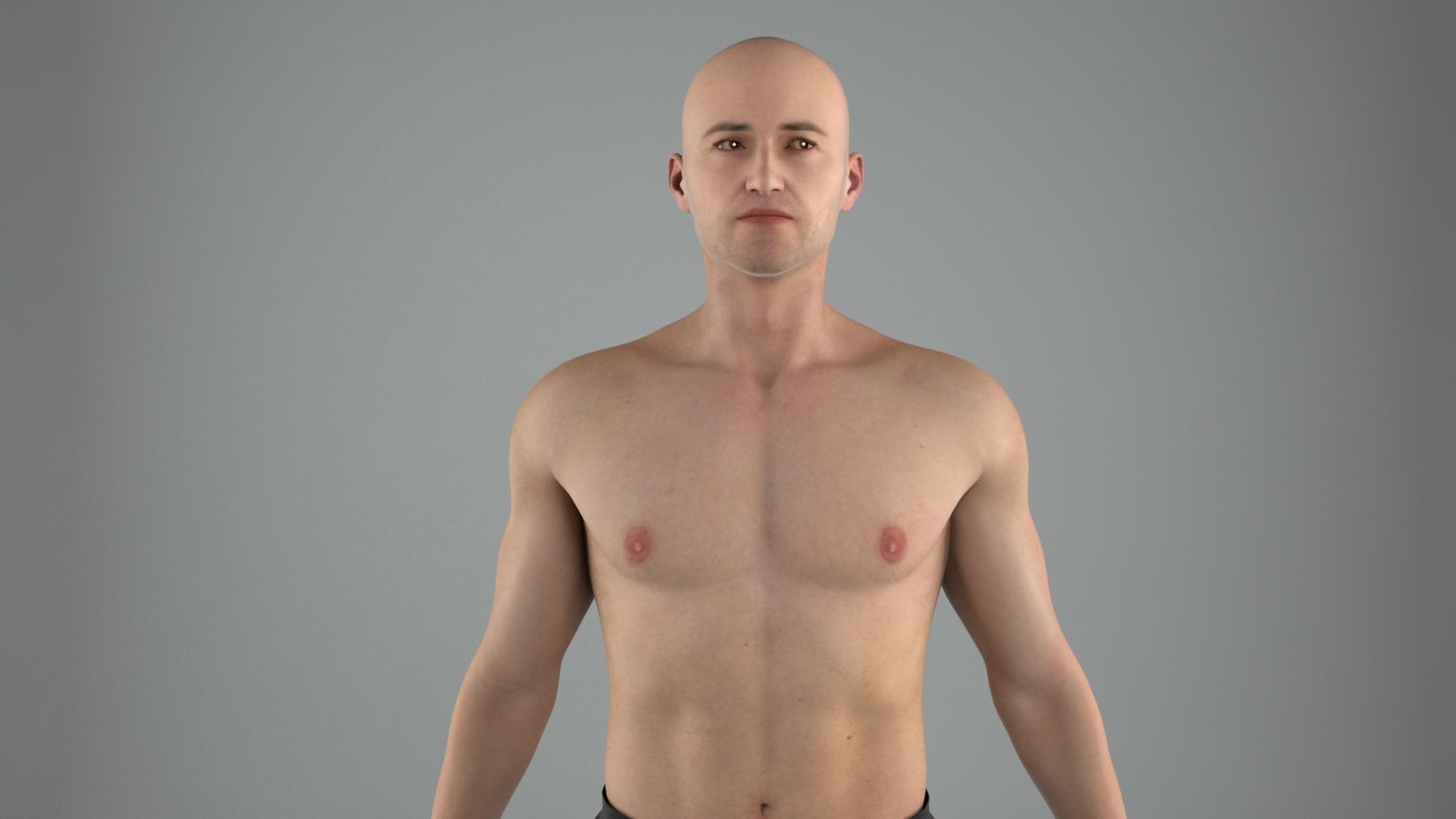 Male full body Rig 3D model rigged | CGTrader