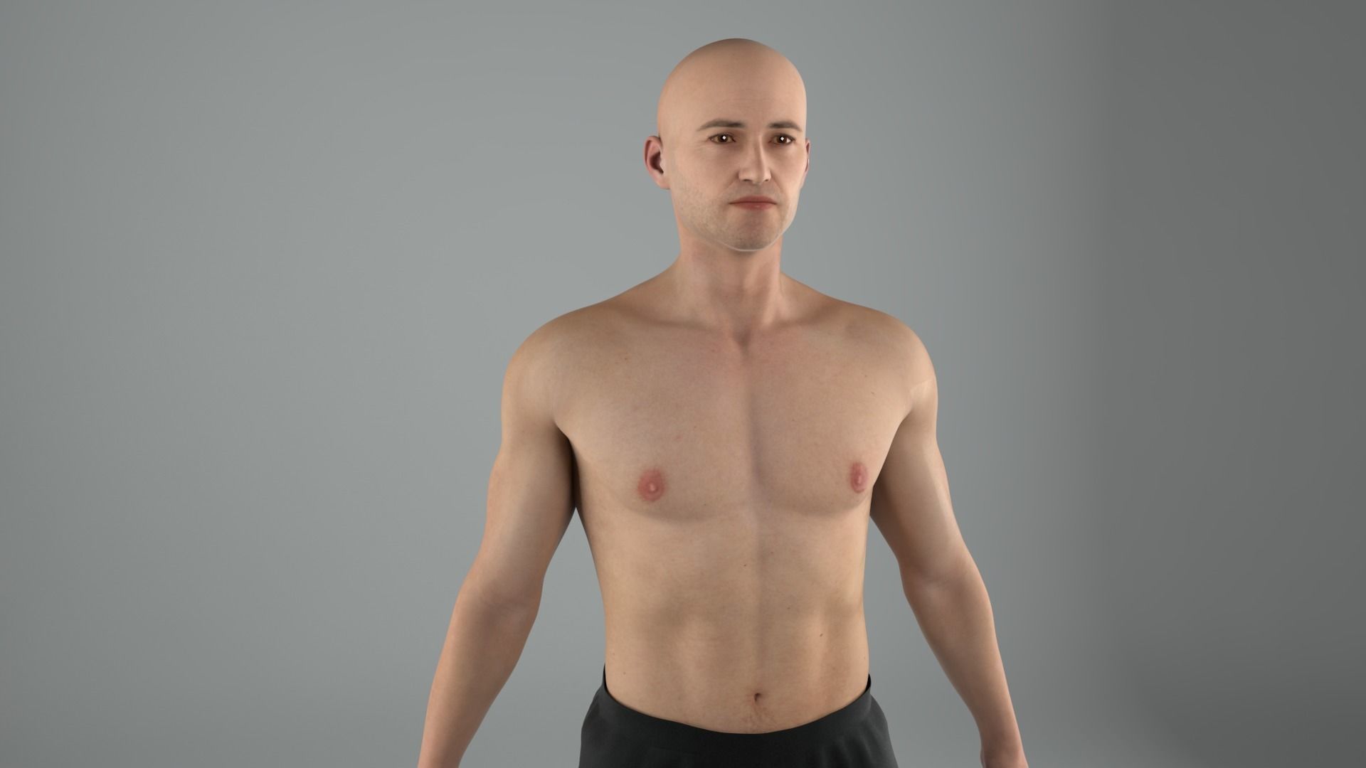 Male full body Rig 3D model rigged | CGTrader