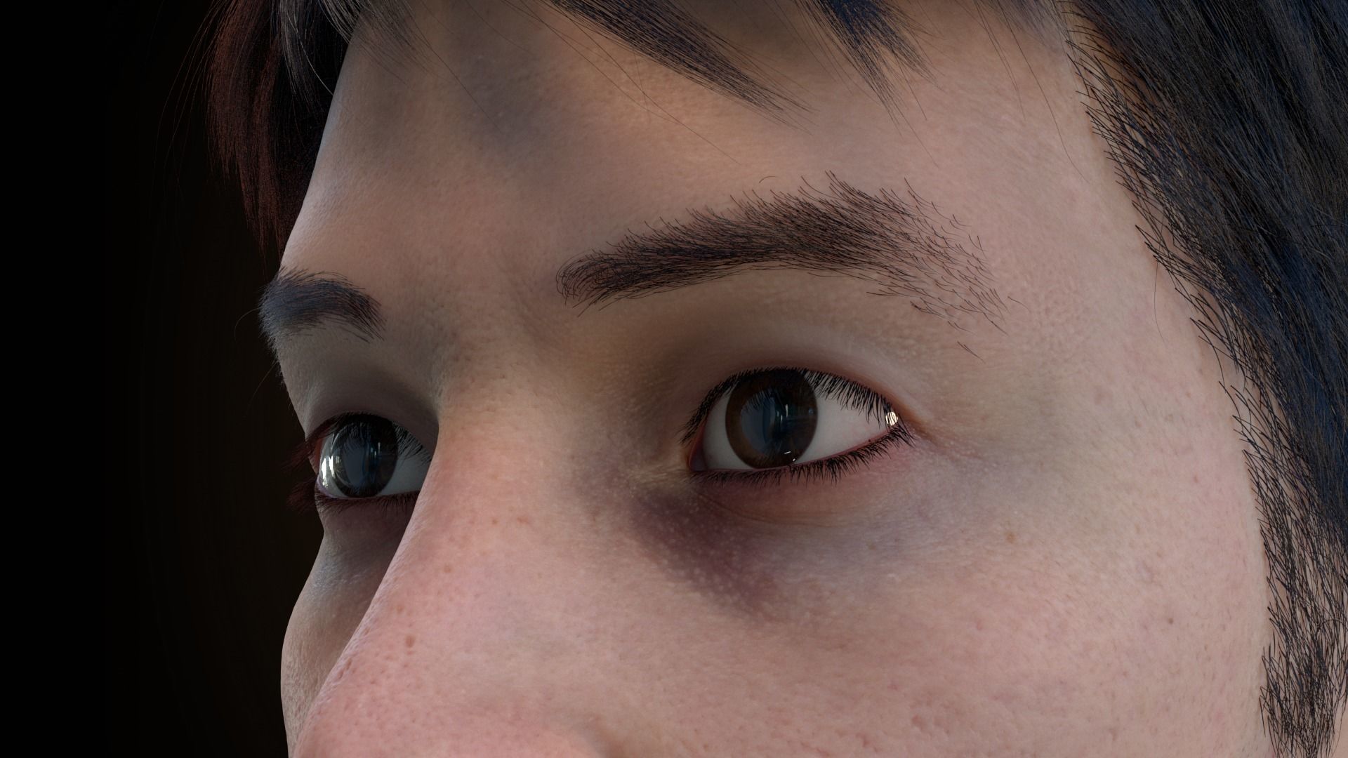 3D model Cinematic Male 003 - Advanced Body Rig - Face Rig - GUI VR ...