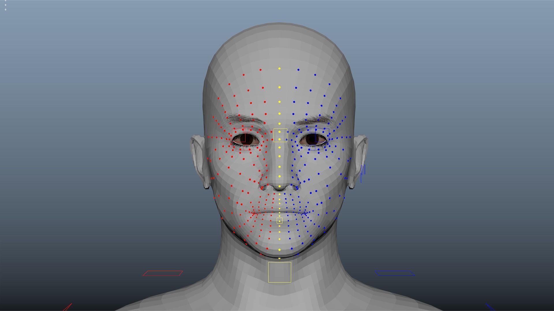 3D model Cinematic Male 003 - Advanced Body Rig - Face Rig - GUI VR ...