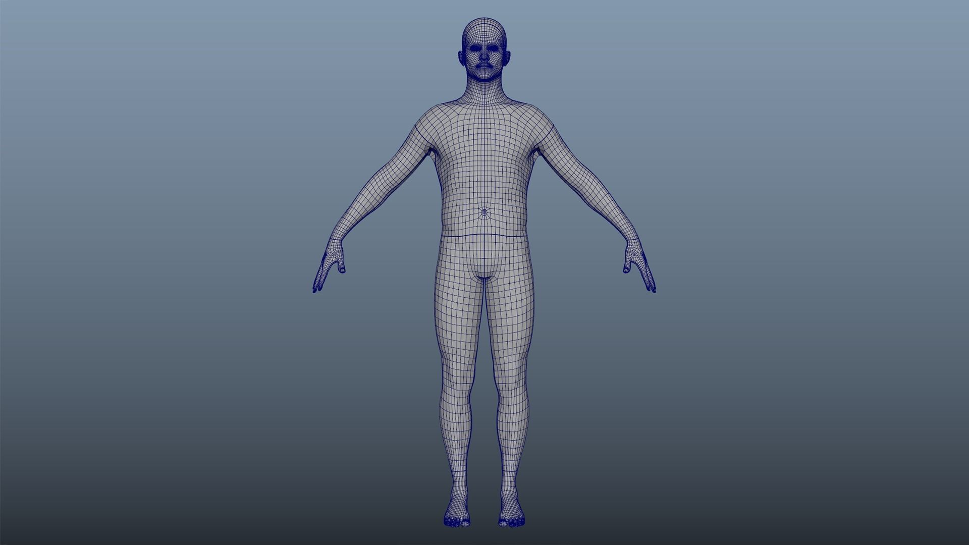 3D model Cinematic Male 003 - Advanced Body Rig - Face Rig - GUI VR ...