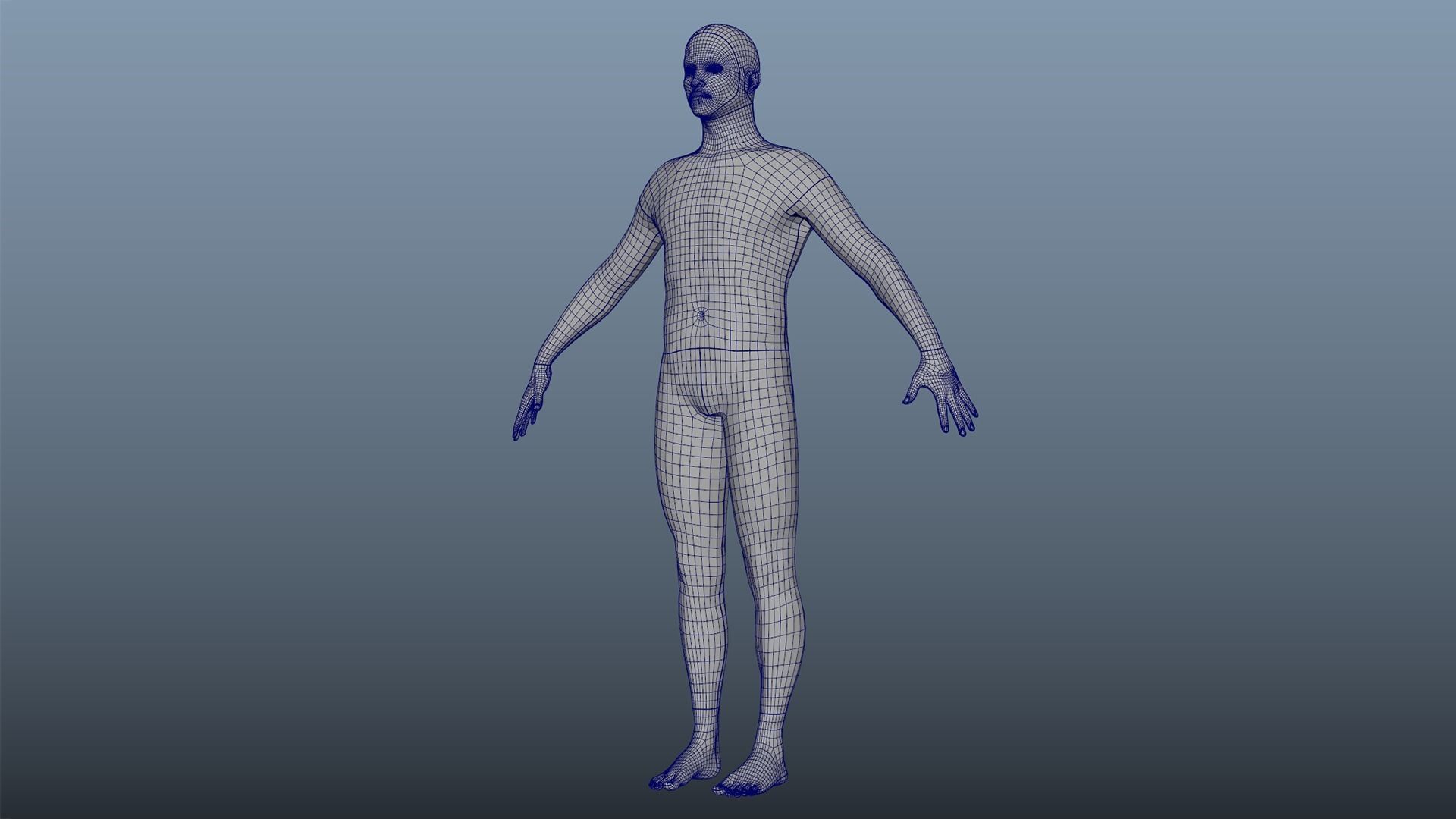 3D model Cinematic Male 003 - Advanced Body Rig - Face Rig - GUI VR ...