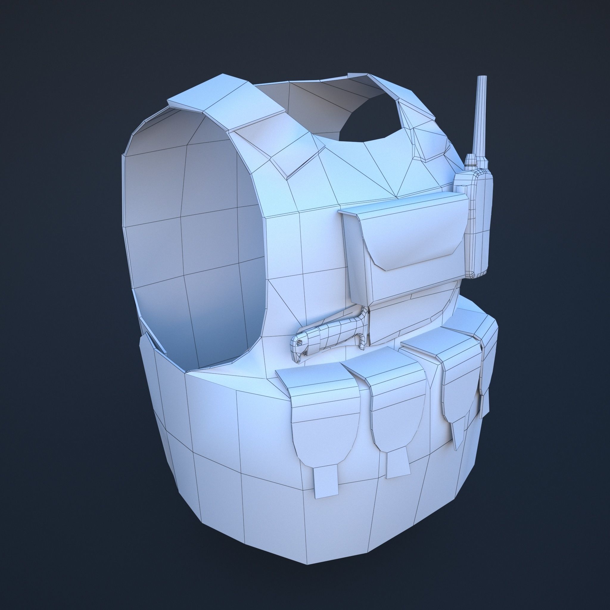 3D model body armor autumn VR / AR / low-poly | CGTrader