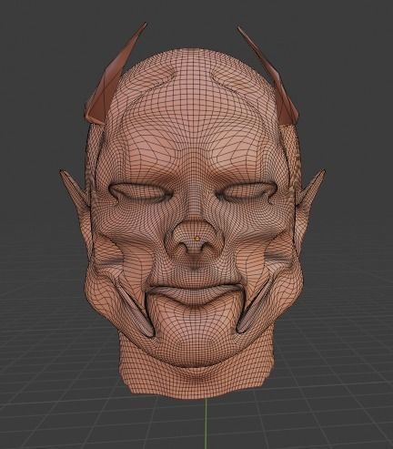 Demon Head 3D model | CGTrader