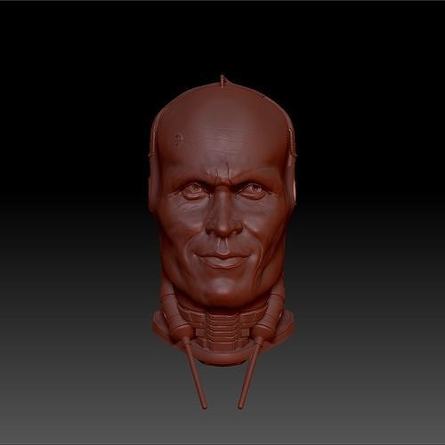 Robocop Smile 3D model 3D printable | CGTrader
