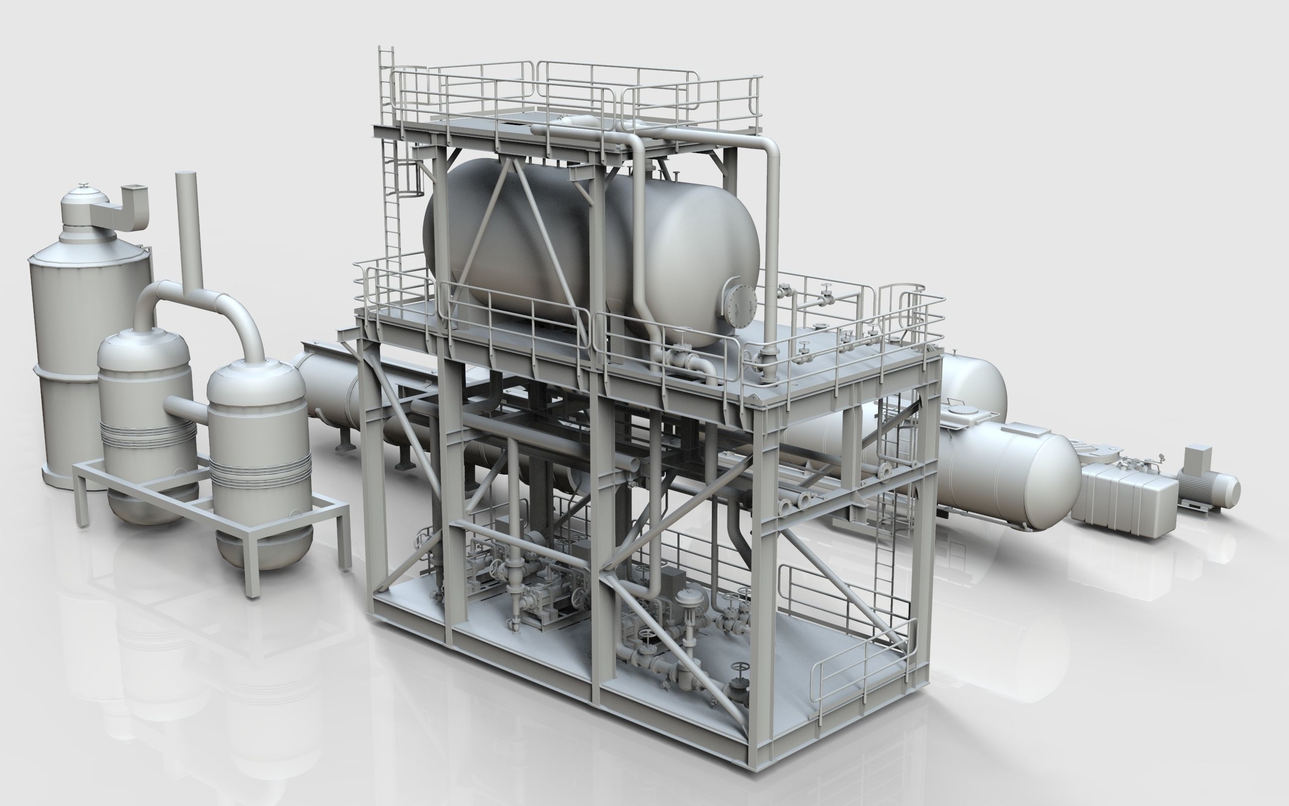 Industrial Production Parts 3D model | CGTrader