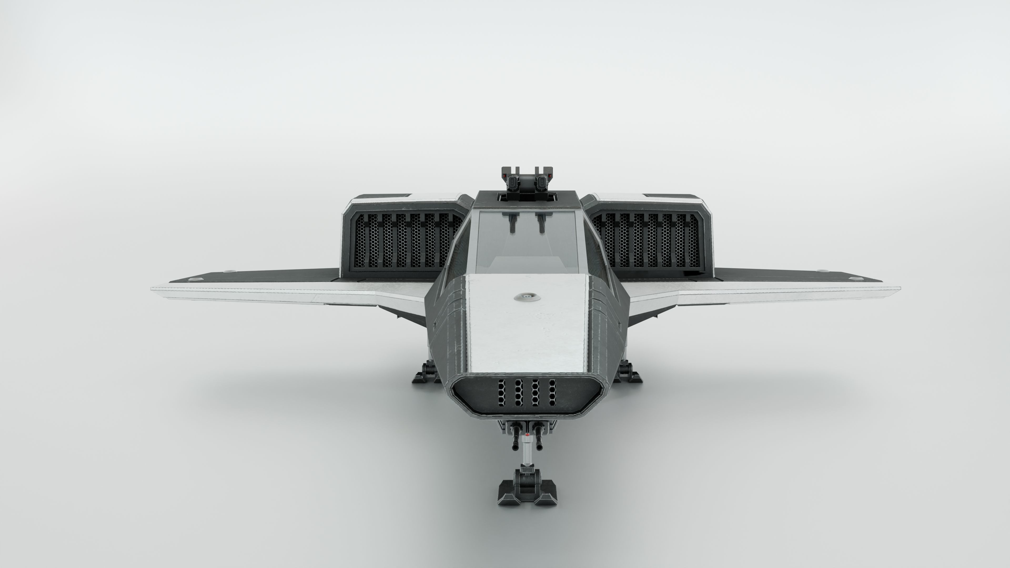 3D model Sci-Fi Space Fighter VR / AR / low-poly | CGTrader