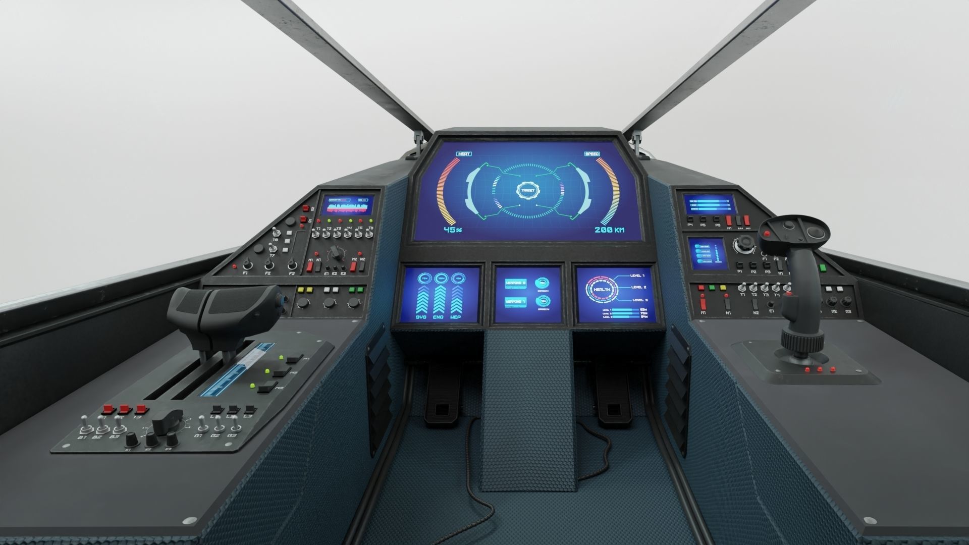 3D model Sci-Fi Space Fighter VR / AR / low-poly | CGTrader