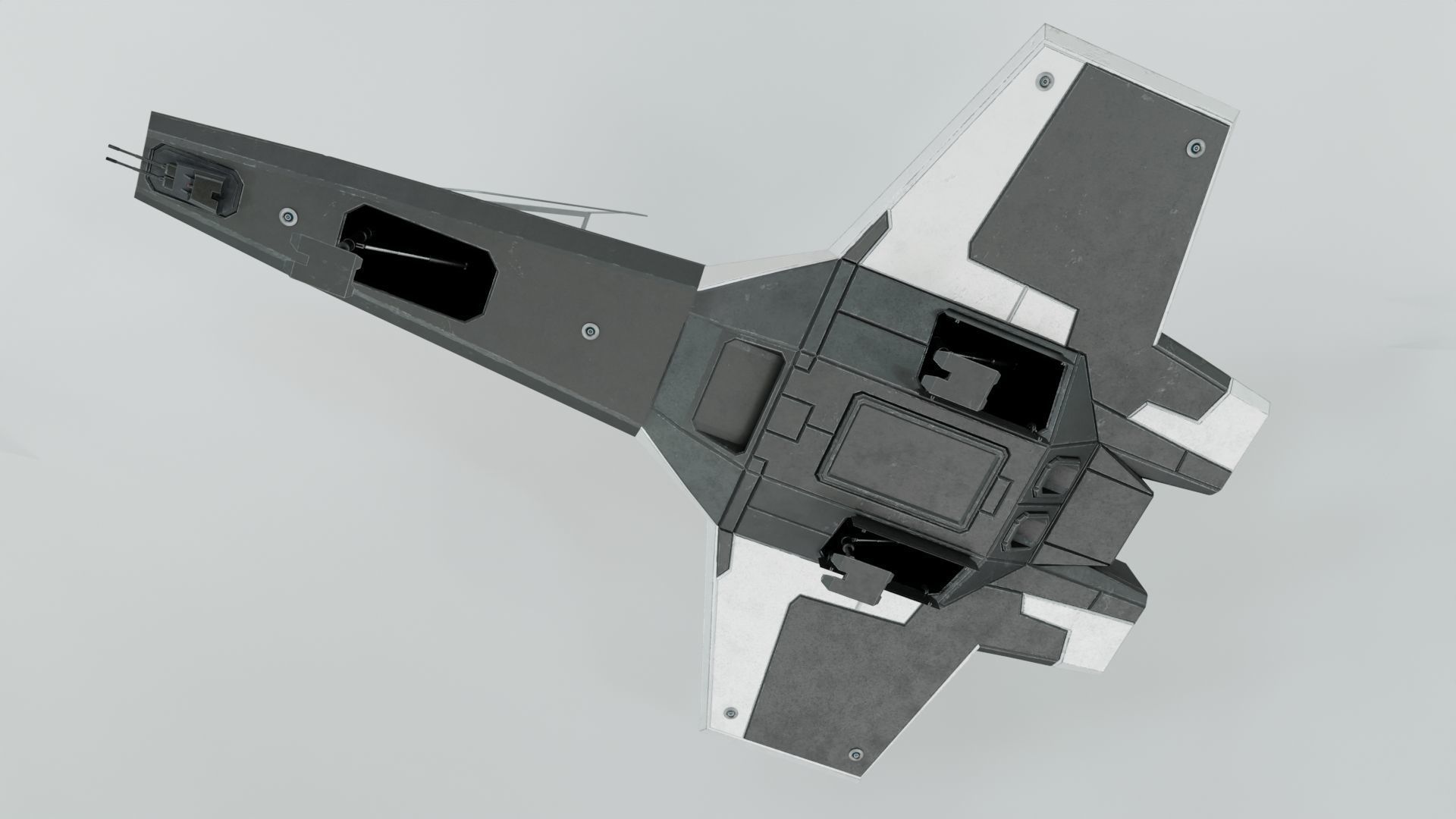 3D model Sci-Fi Space Fighter VR / AR / low-poly | CGTrader