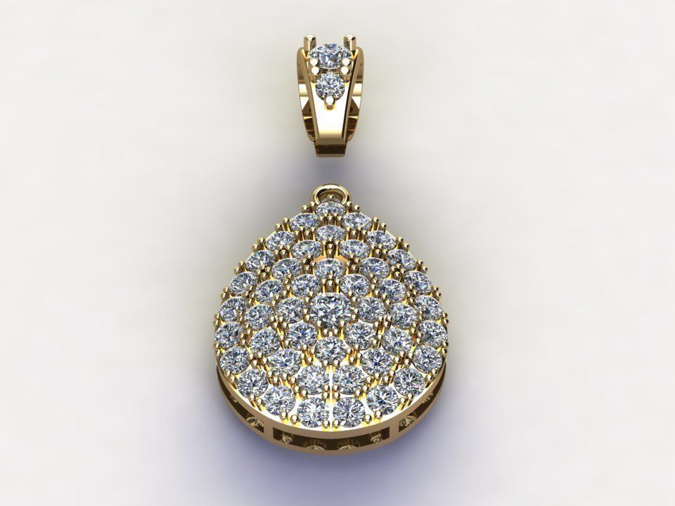 Solitaire Pendant for women concept normal design free 3D model | CGTrader