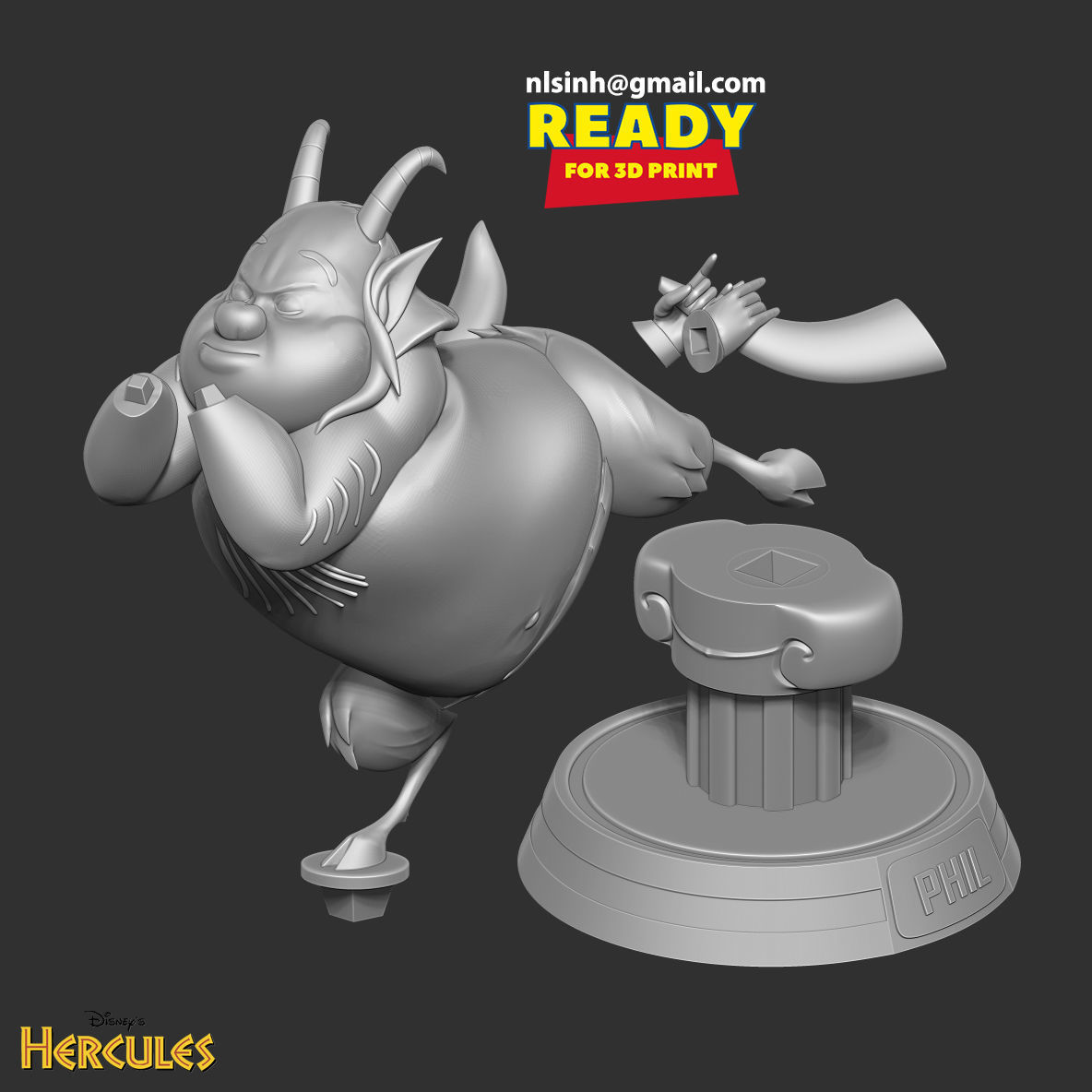 Philoctetes - Hercules Fanart 3D model 3D printable | CGTrader