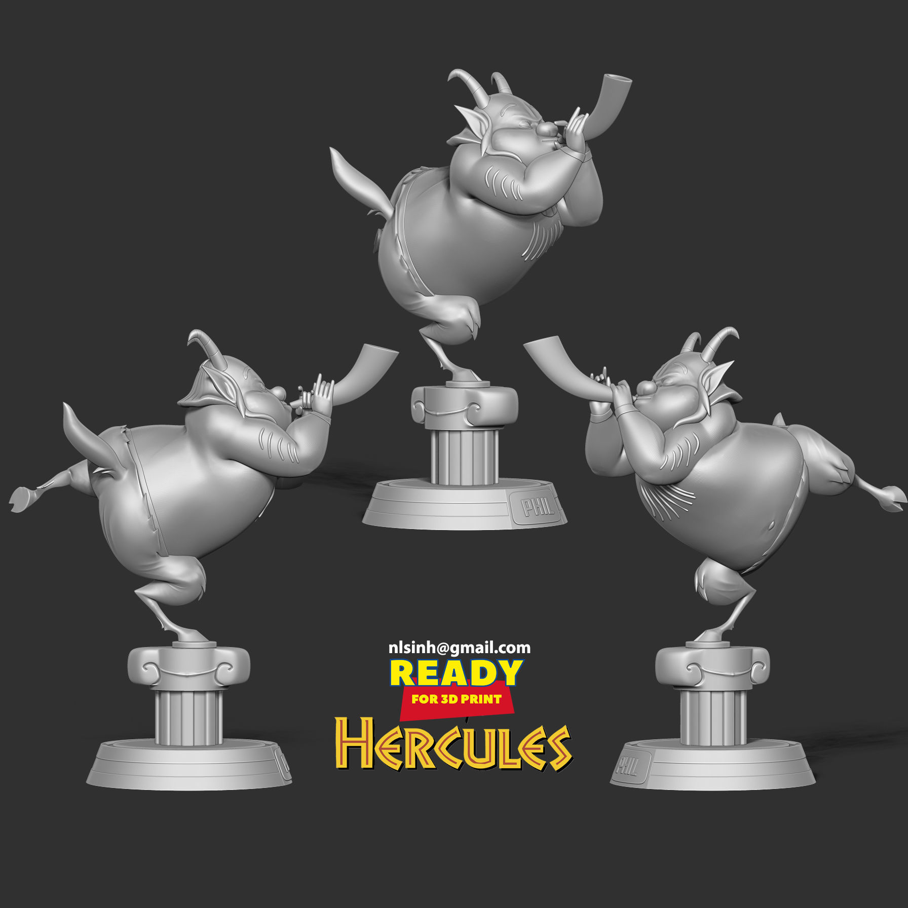 Philoctetes - Hercules Fanart 3D model 3D printable | CGTrader