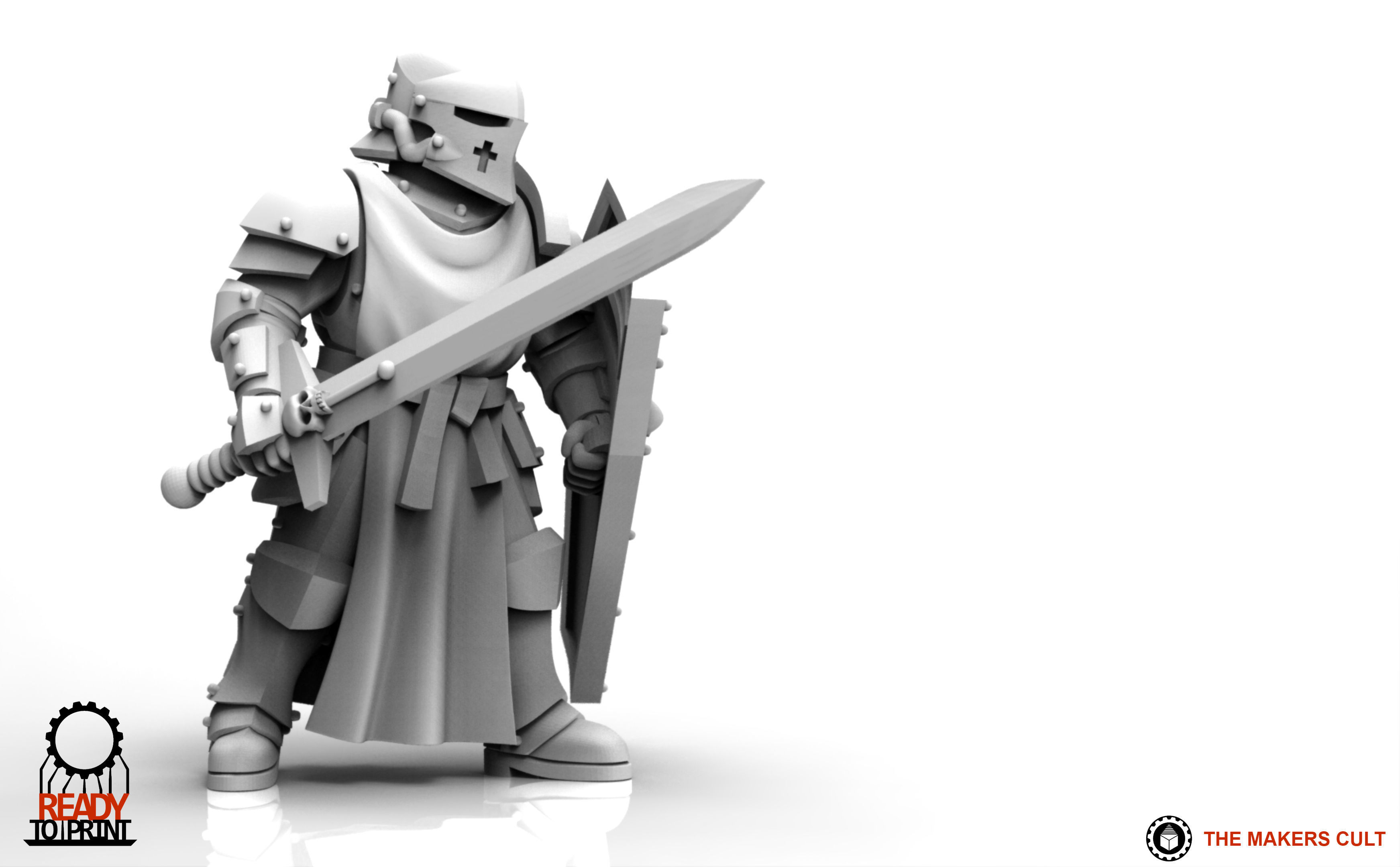 Feudal Guard Crusaders 3D model 3D printable | CGTrader
