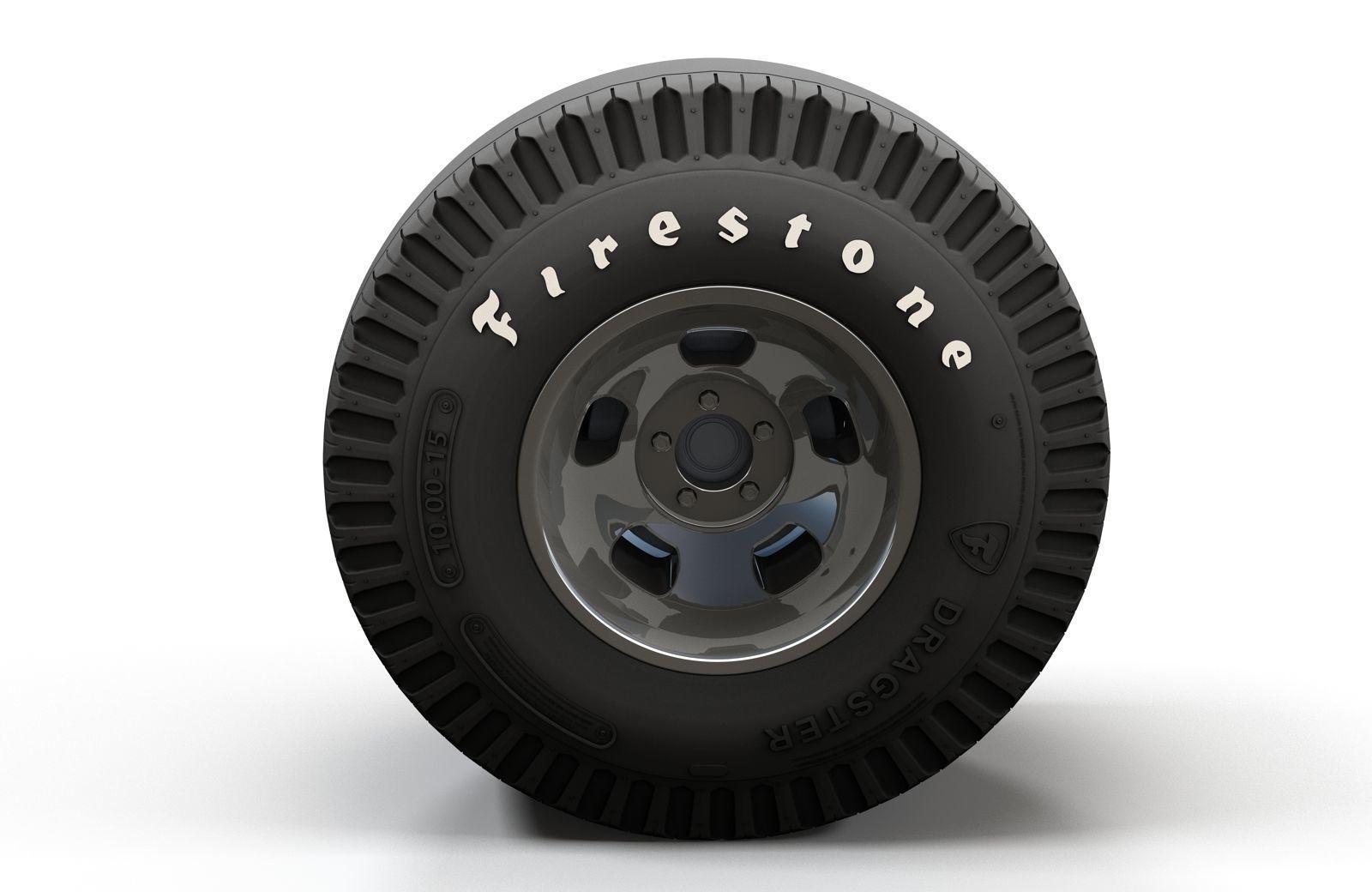 Hot Rod Gasser wheels 3D model | CGTrader