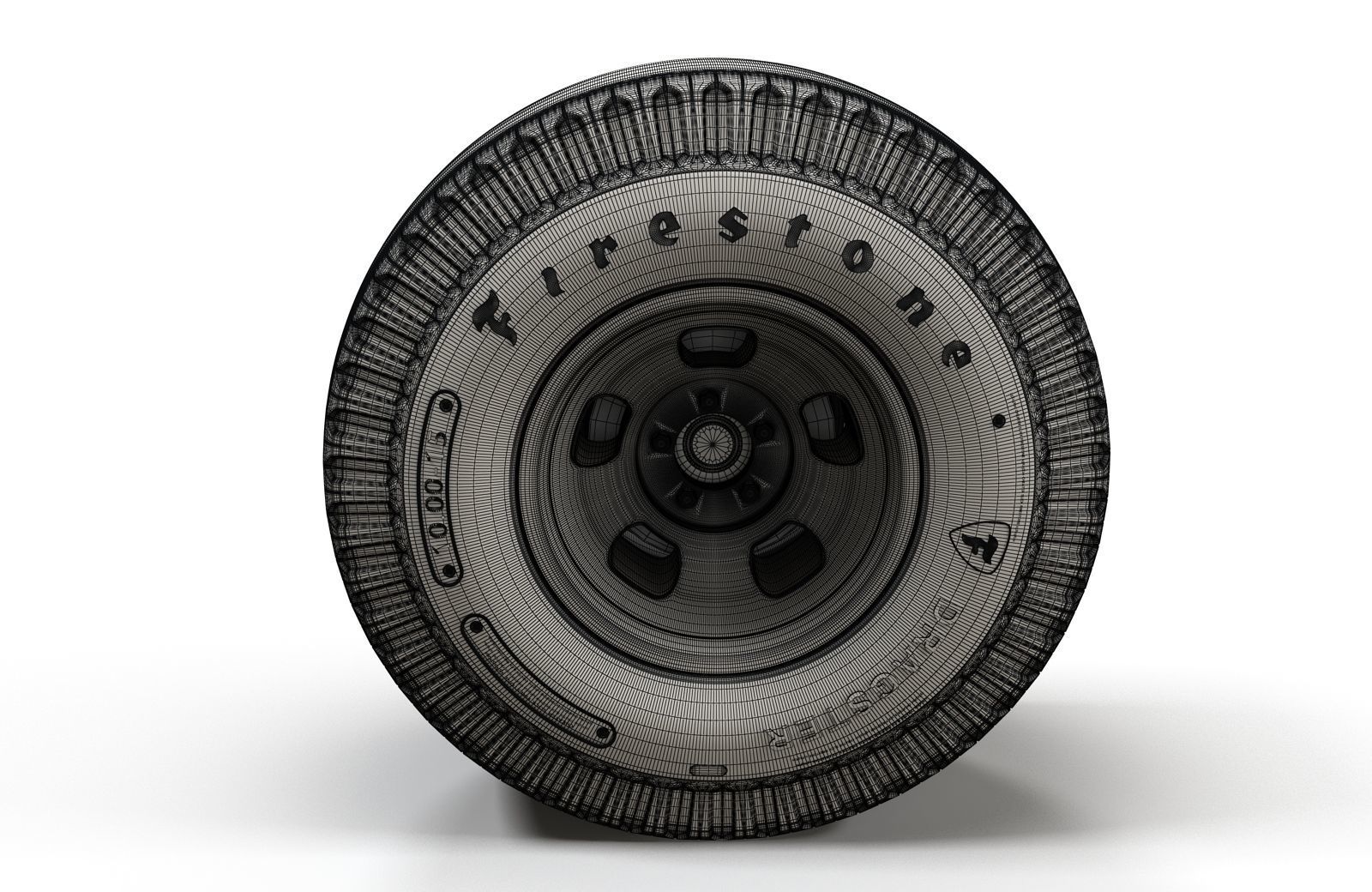 Hot Rod Gasser wheels 3D model | CGTrader
