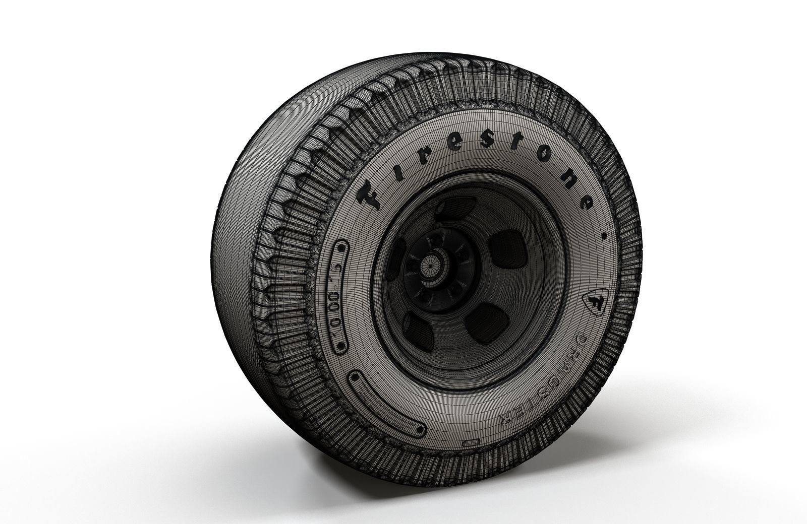 Hot Rod Gasser wheels 3D model | CGTrader