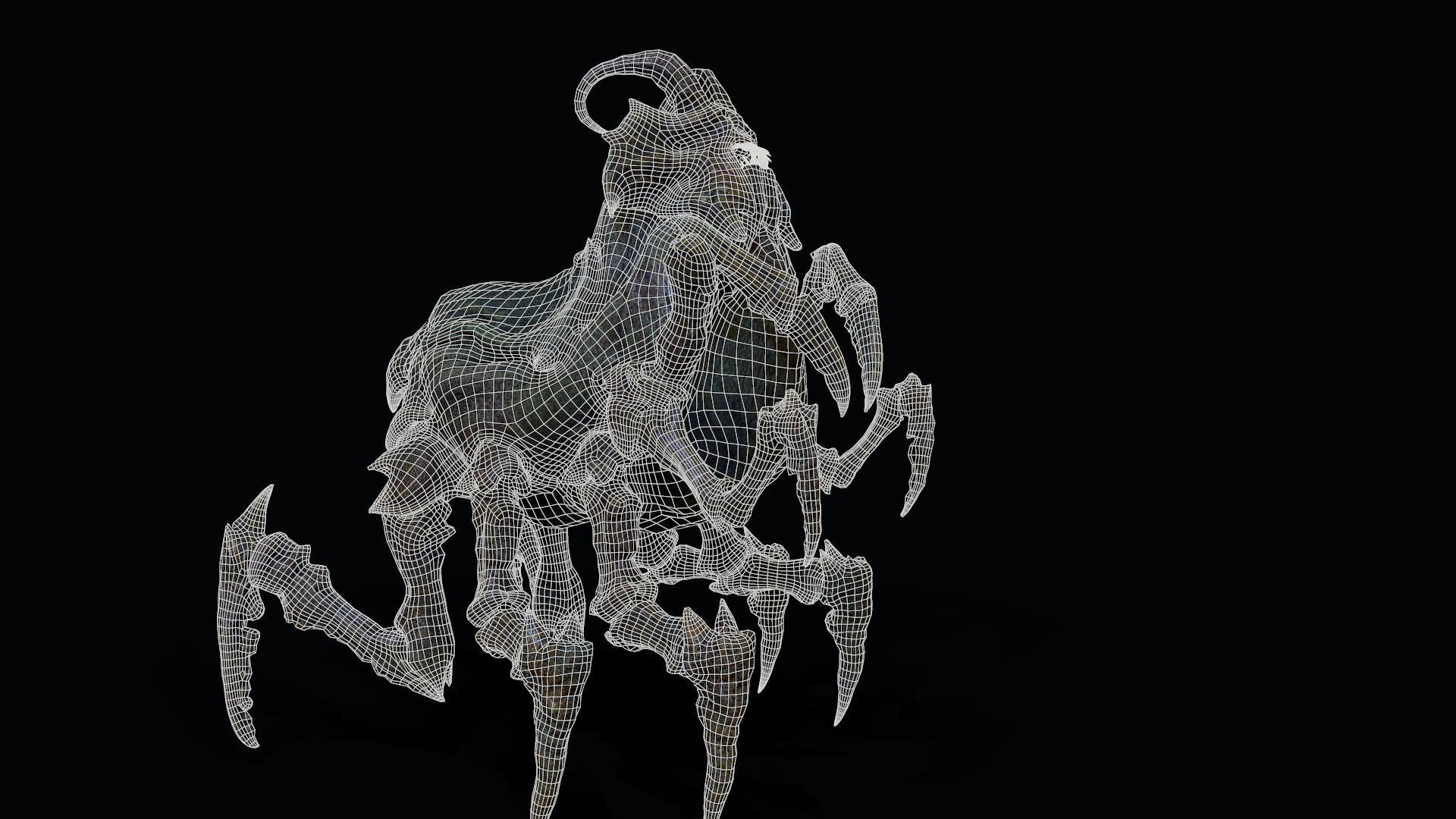3D model Arachnoid Creature VR / AR / low-poly rigged animated | CGTrader
