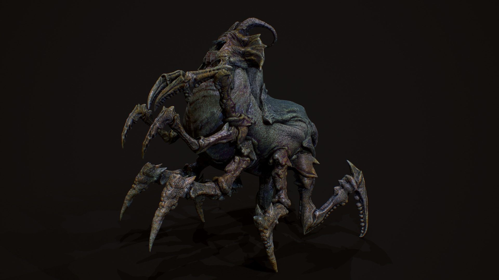 3D model Arachnoid Creature VR / AR / low-poly rigged animated | CGTrader