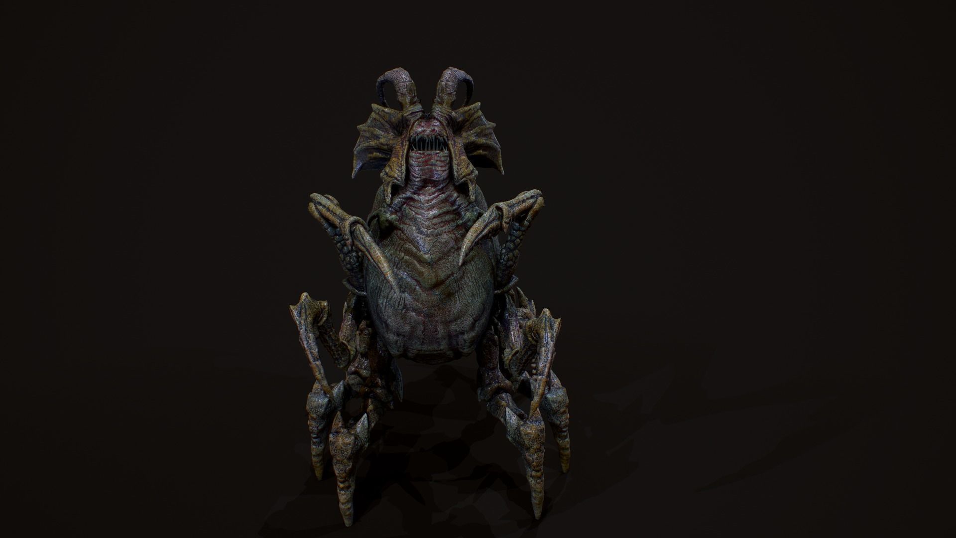 3D model Arachnoid Creature VR / AR / low-poly rigged animated | CGTrader