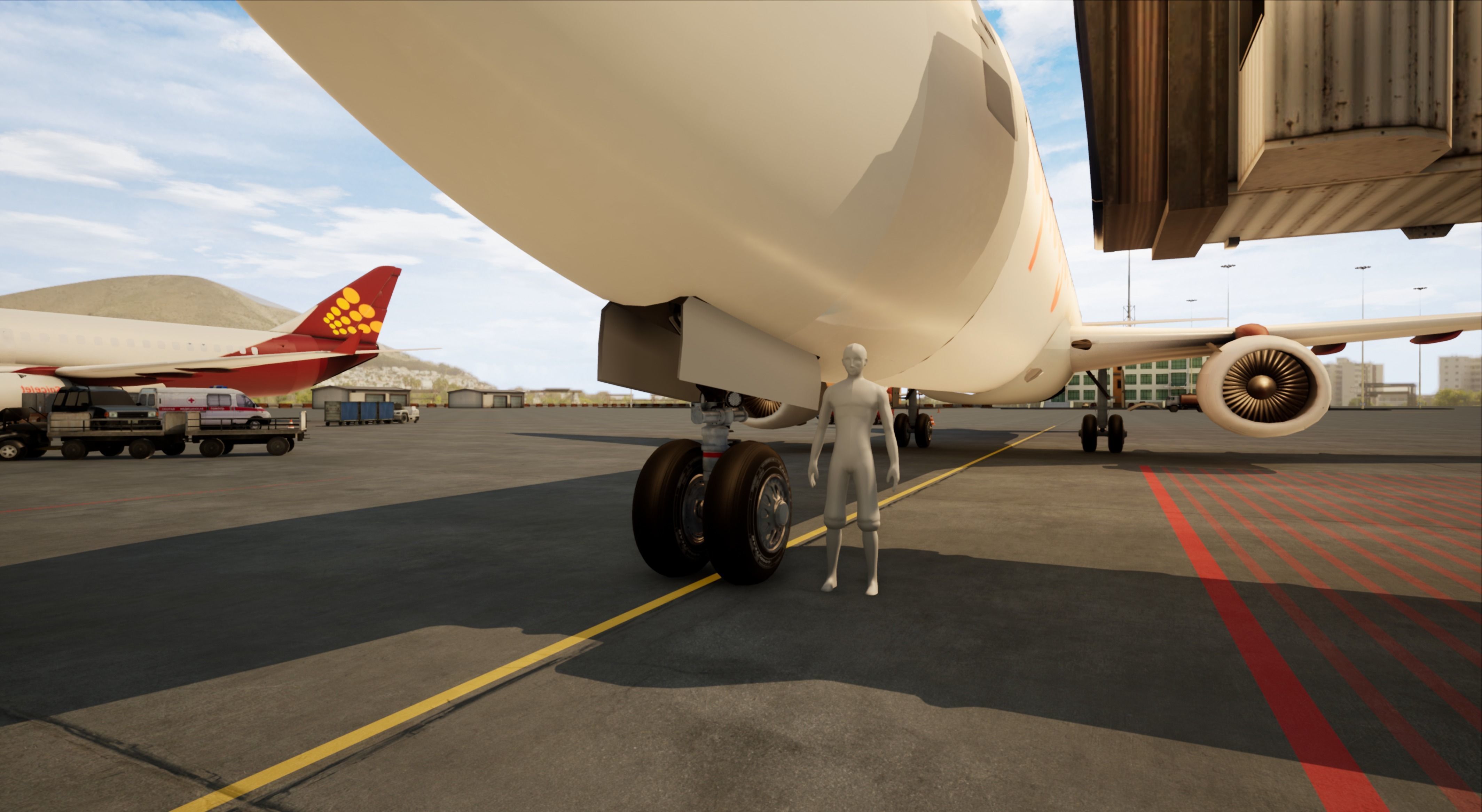 3D model Boeing 737 Exterior and Interior for ue4 and unity VR / AR ...