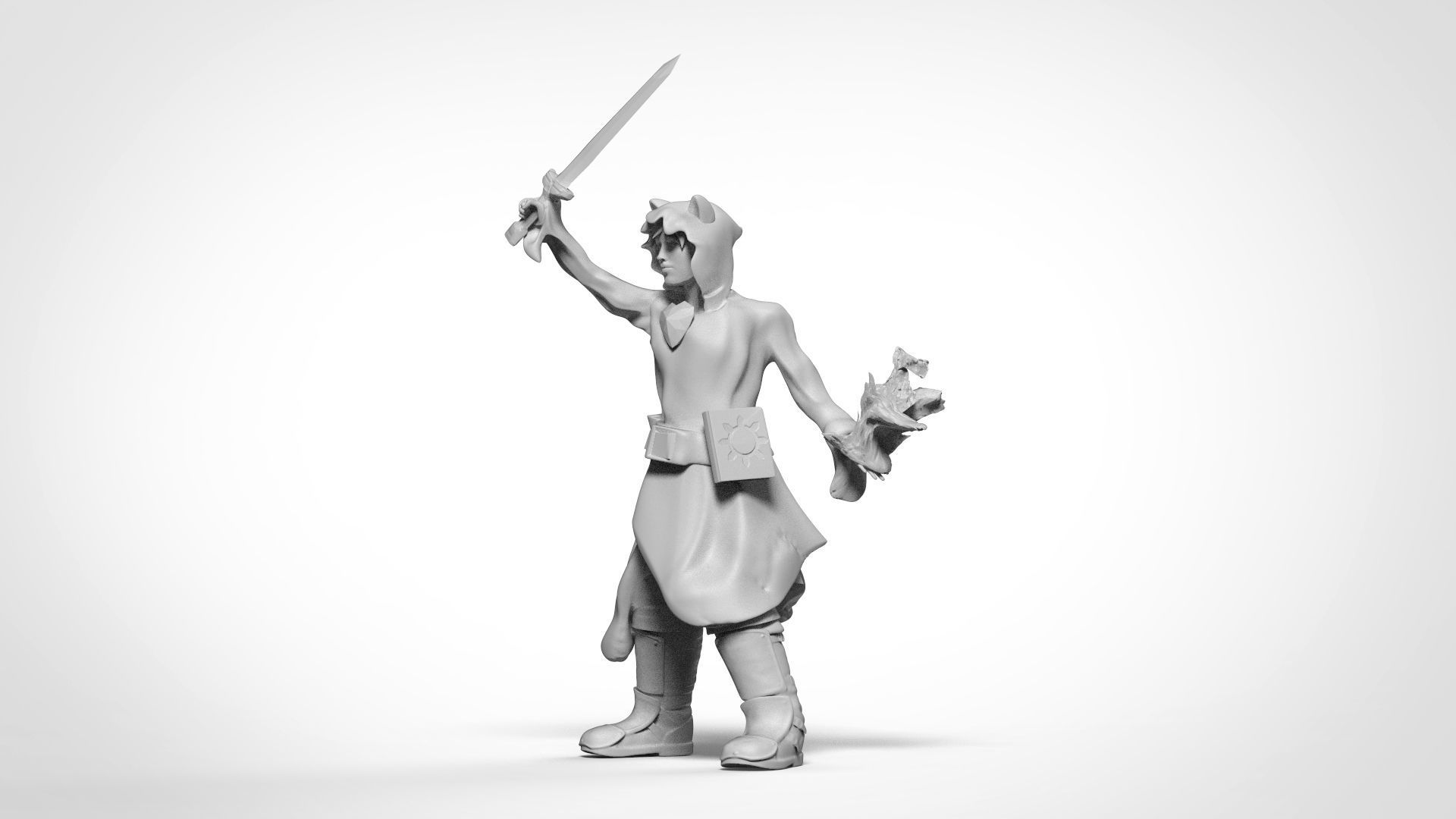 Halfling Druid Child Role Playing Game Fantasy Miniature 3D model 3D ...