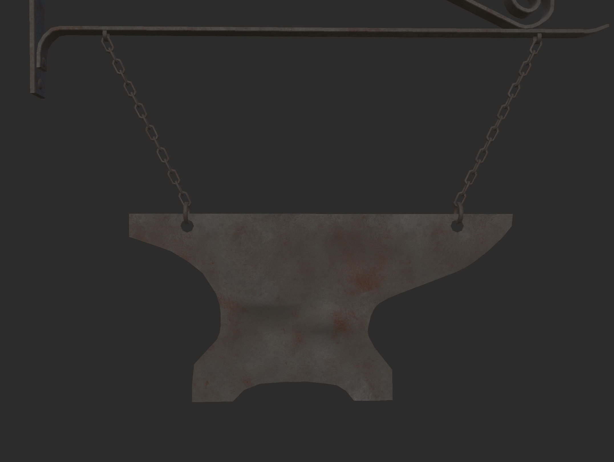 3D model Blacksmith Sign VR / AR / low-poly | CGTrader