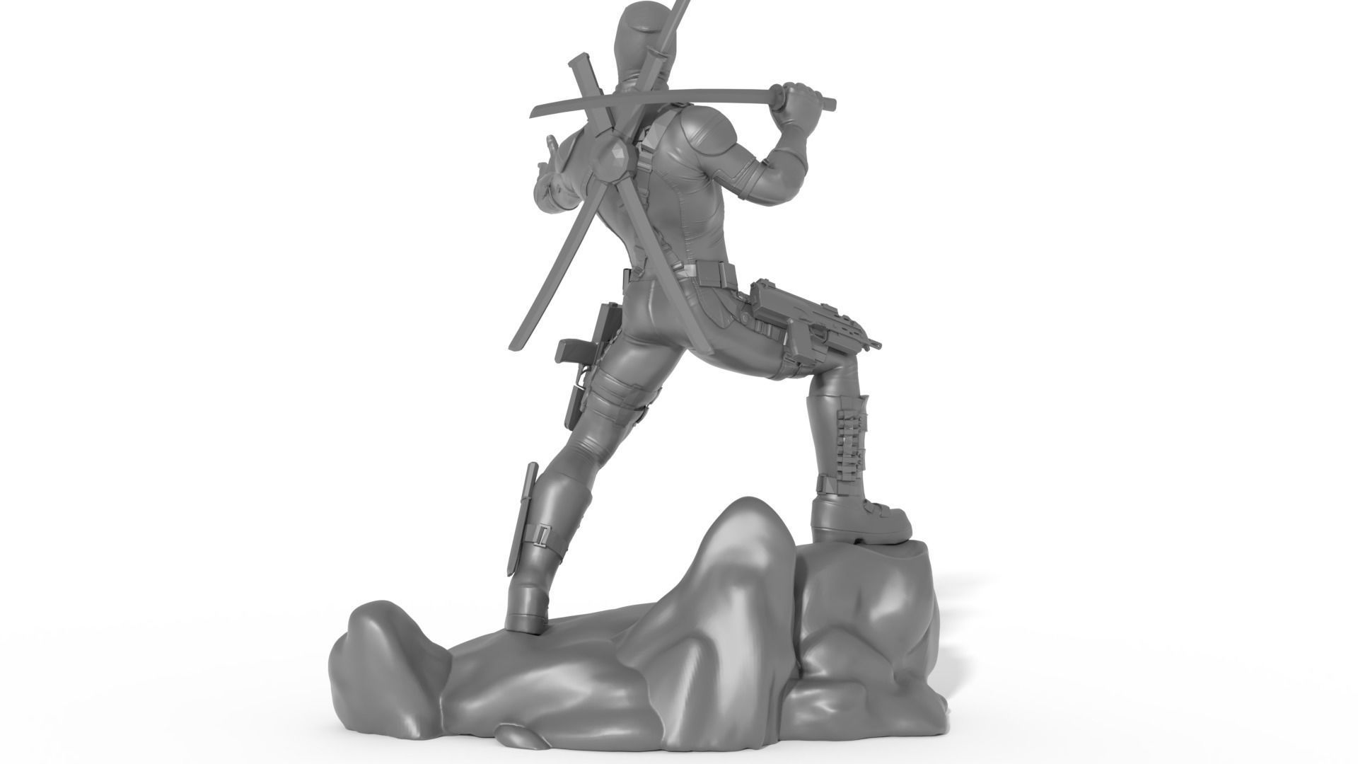 Deadpool stl avengers figurine 3D model 3D printable | CGTrader