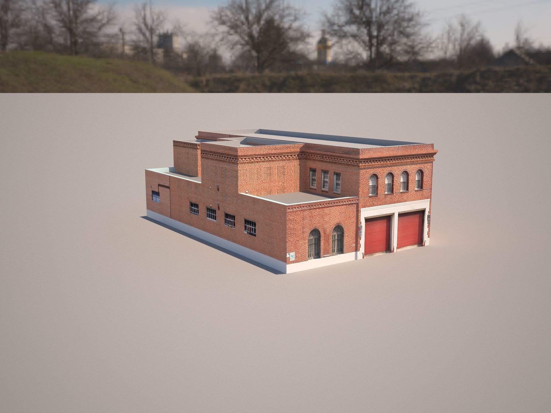 3d Entourage Buildings Context 3D model | CGTrader