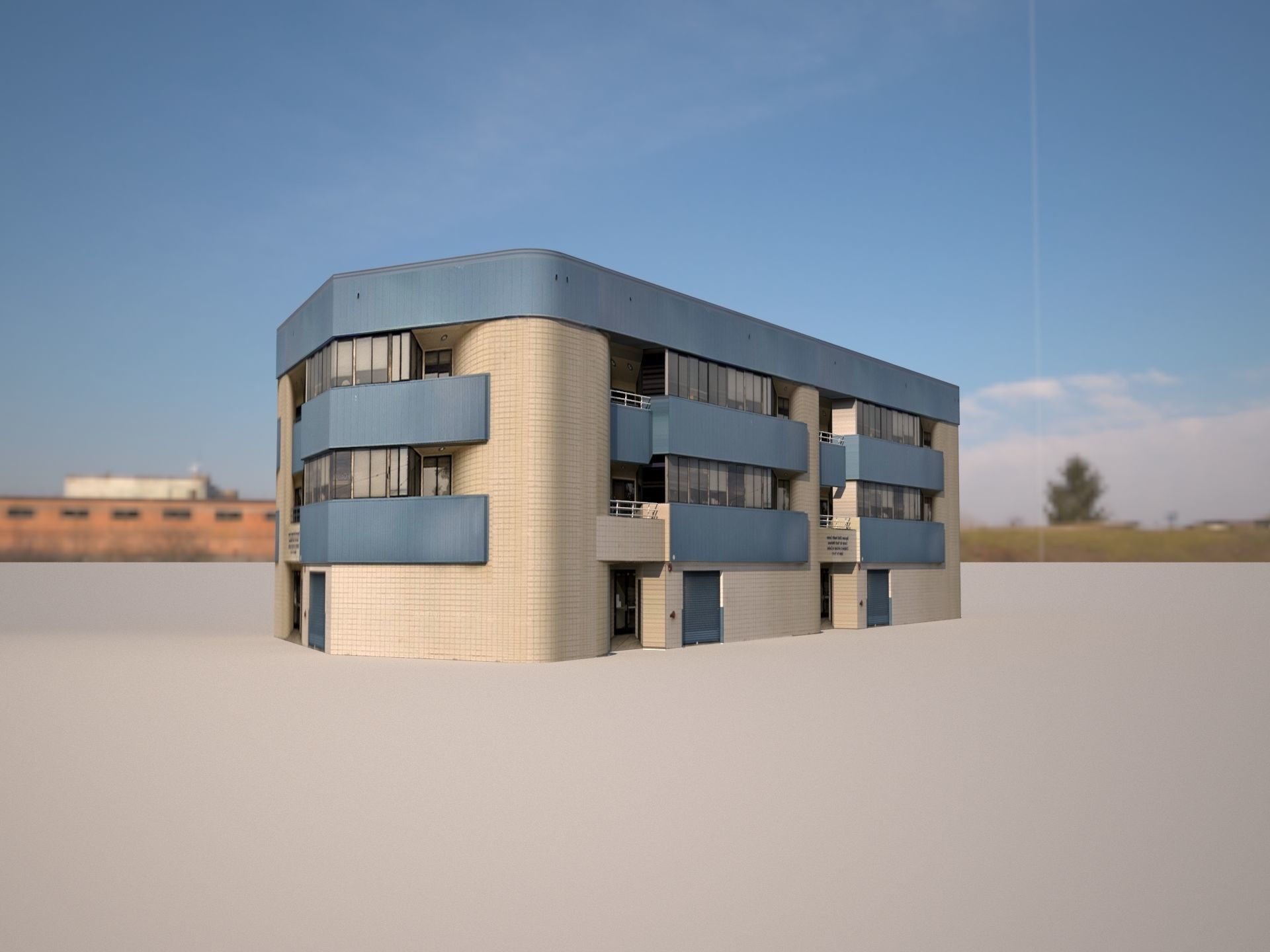 3d Entourage Buildings Context 3D model | CGTrader