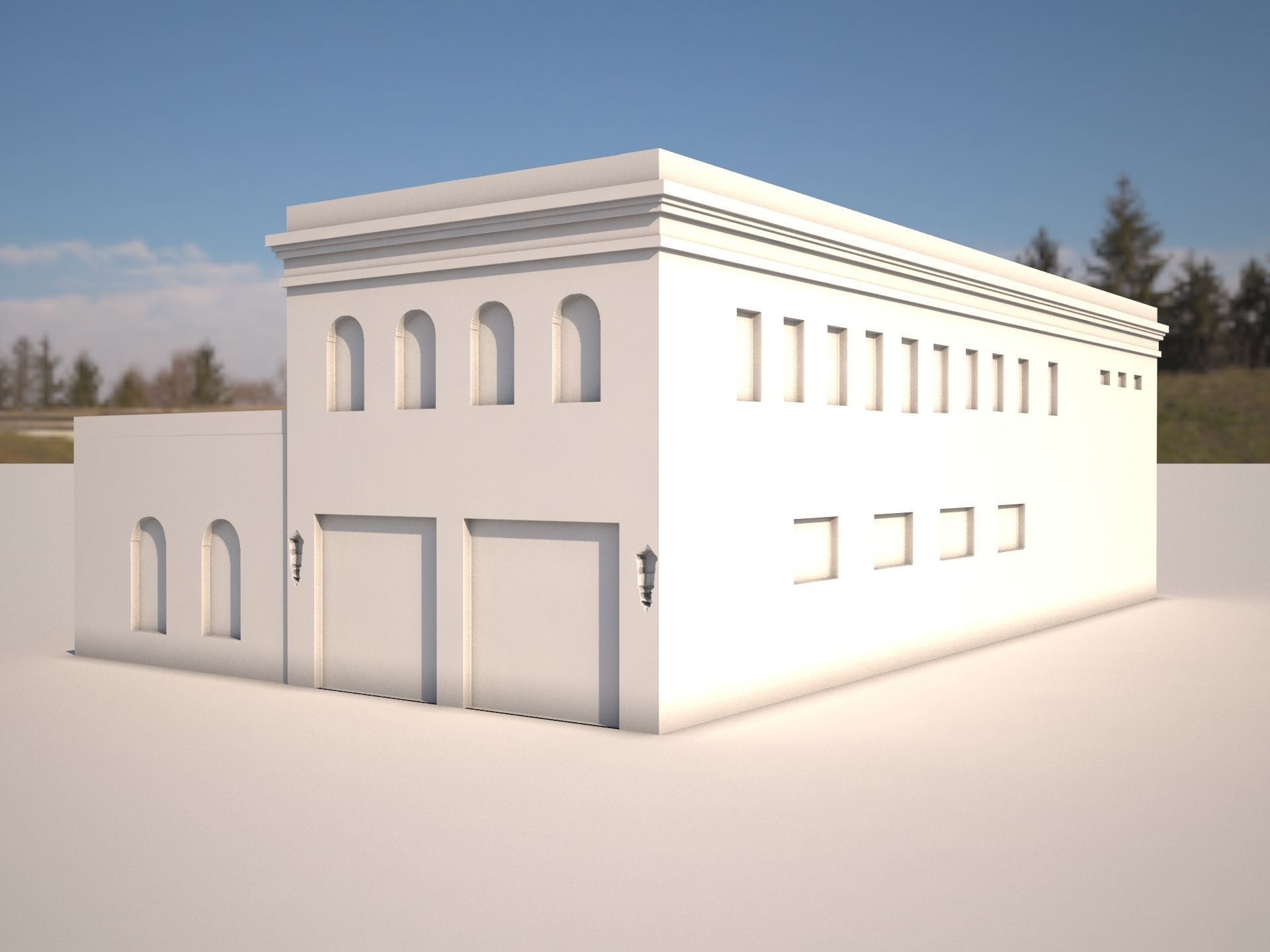 3d Entourage Buildings Context 3D model | CGTrader