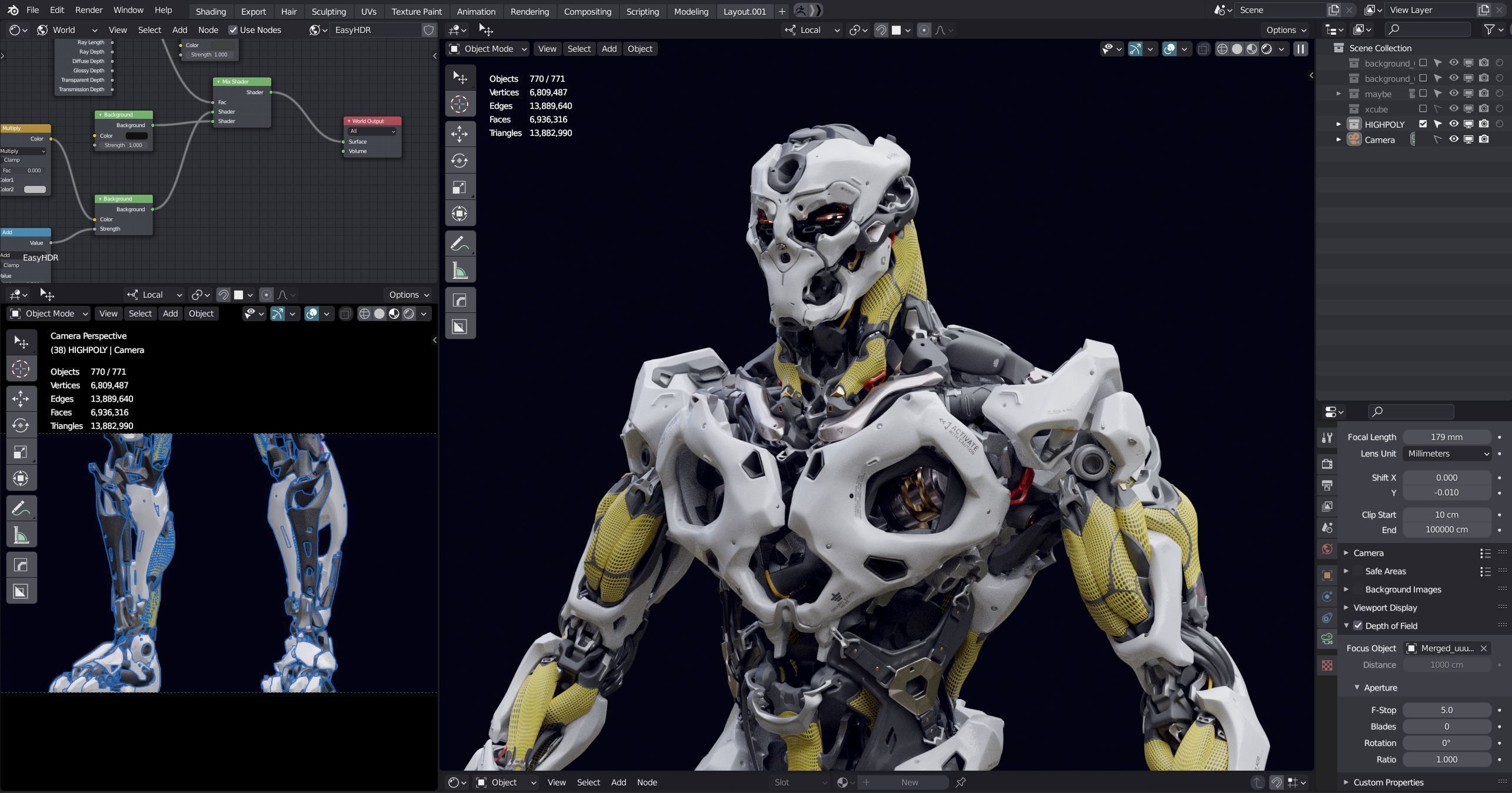 Sci-fi Robot 3D model | CGTrader