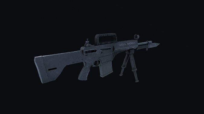 3D model MPT ASSAULT RIFLE VR / AR / low-poly | CGTrader