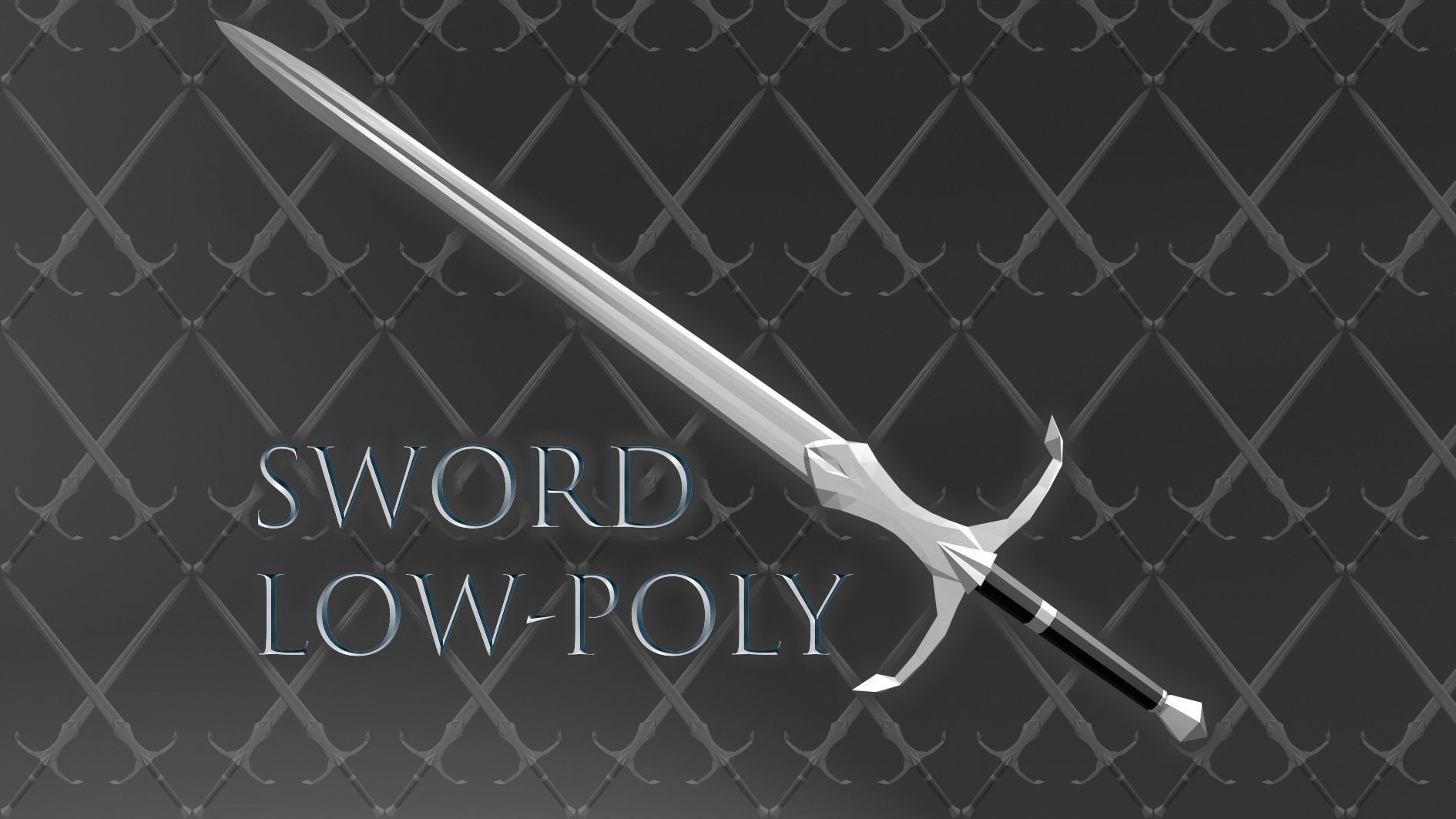 3D model Low-poly sword for your game VR / AR / low-poly | CGTrader