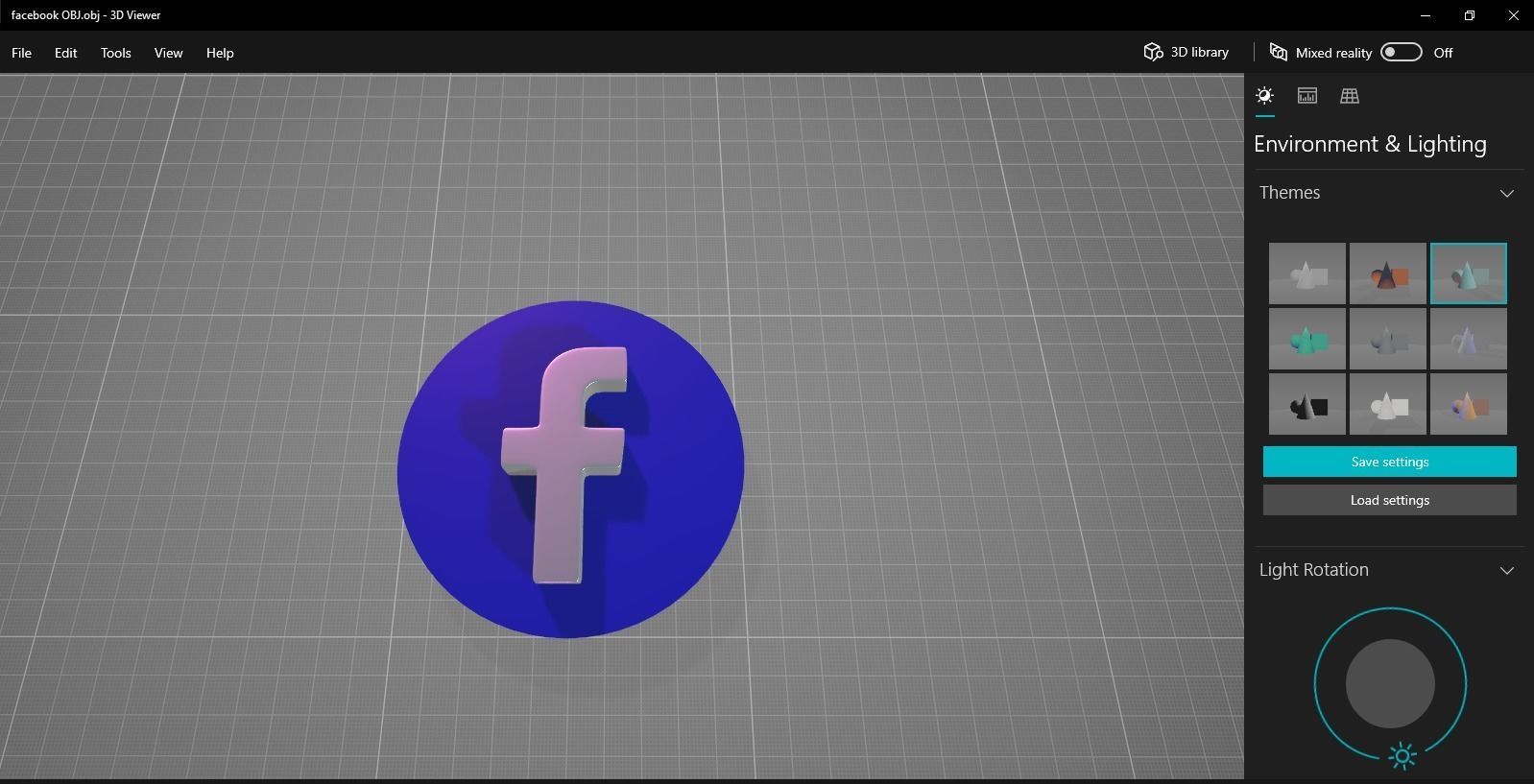 facebook icon 3D model | CGTrader