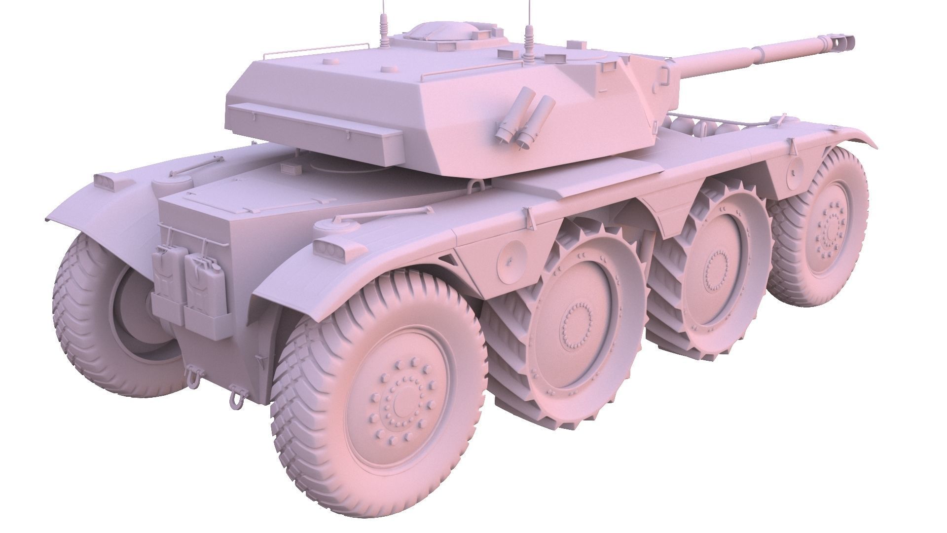 Panhard EBR 105 3D model | CGTrader