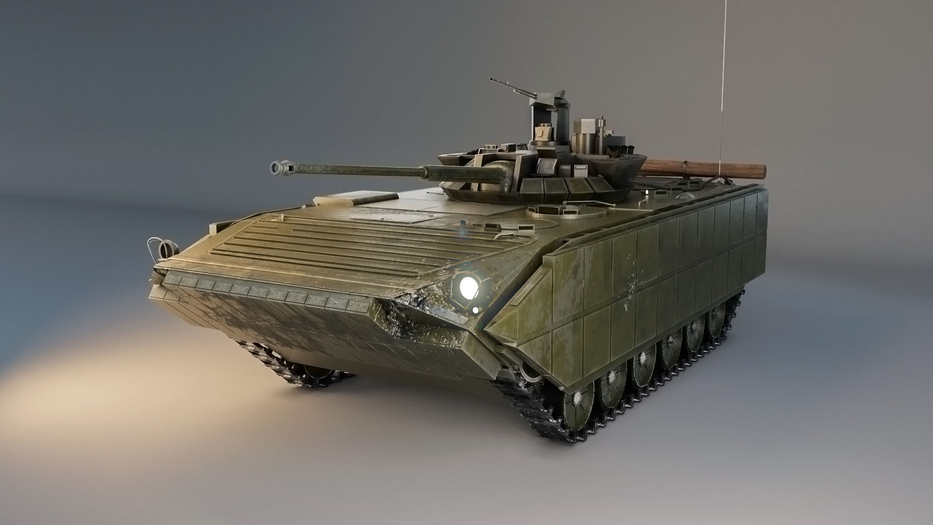 BMP-2 armoured vehicle 3D model | CGTrader