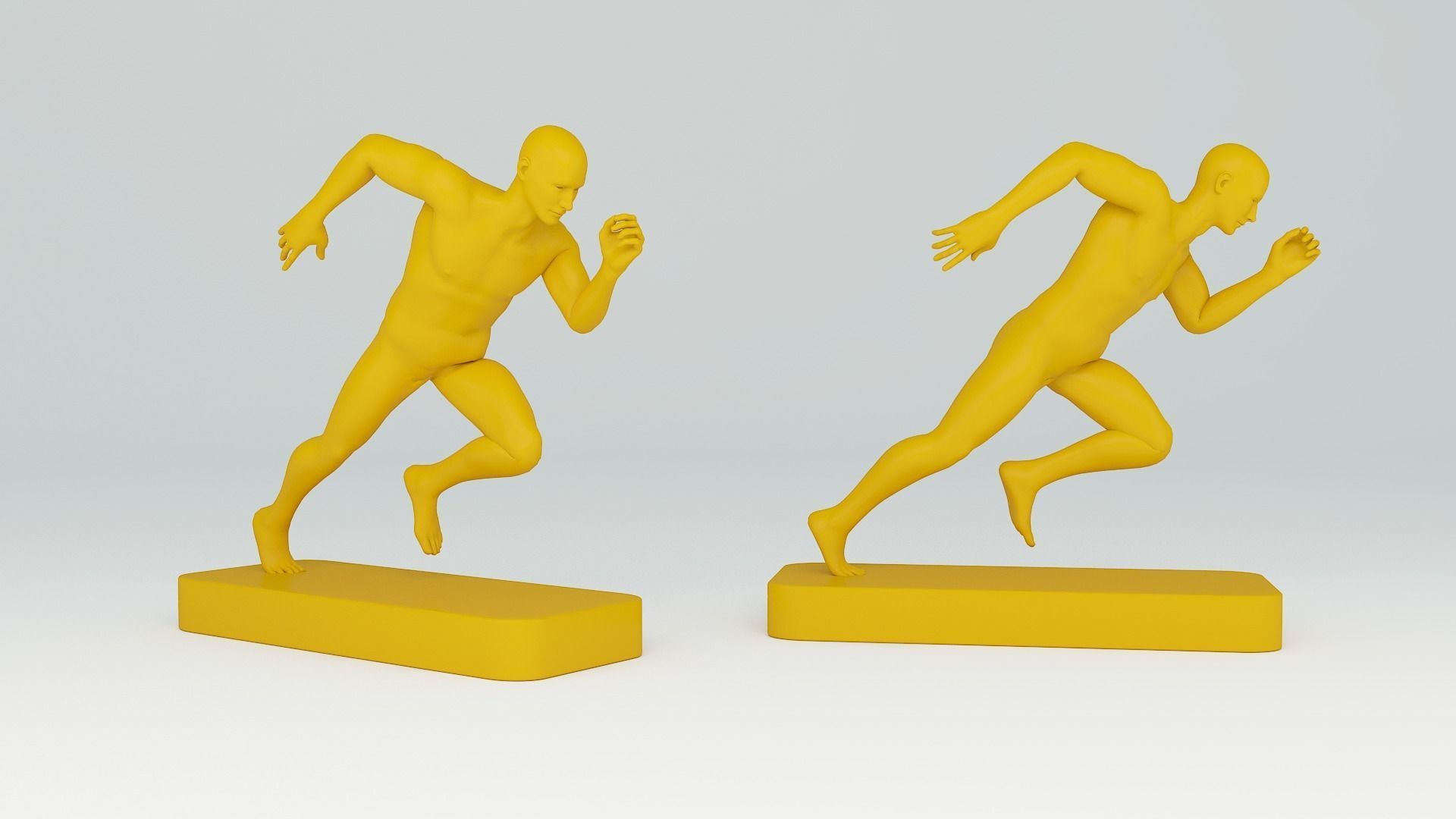 3D printable Runner model 3D model 3D printable | CGTrader