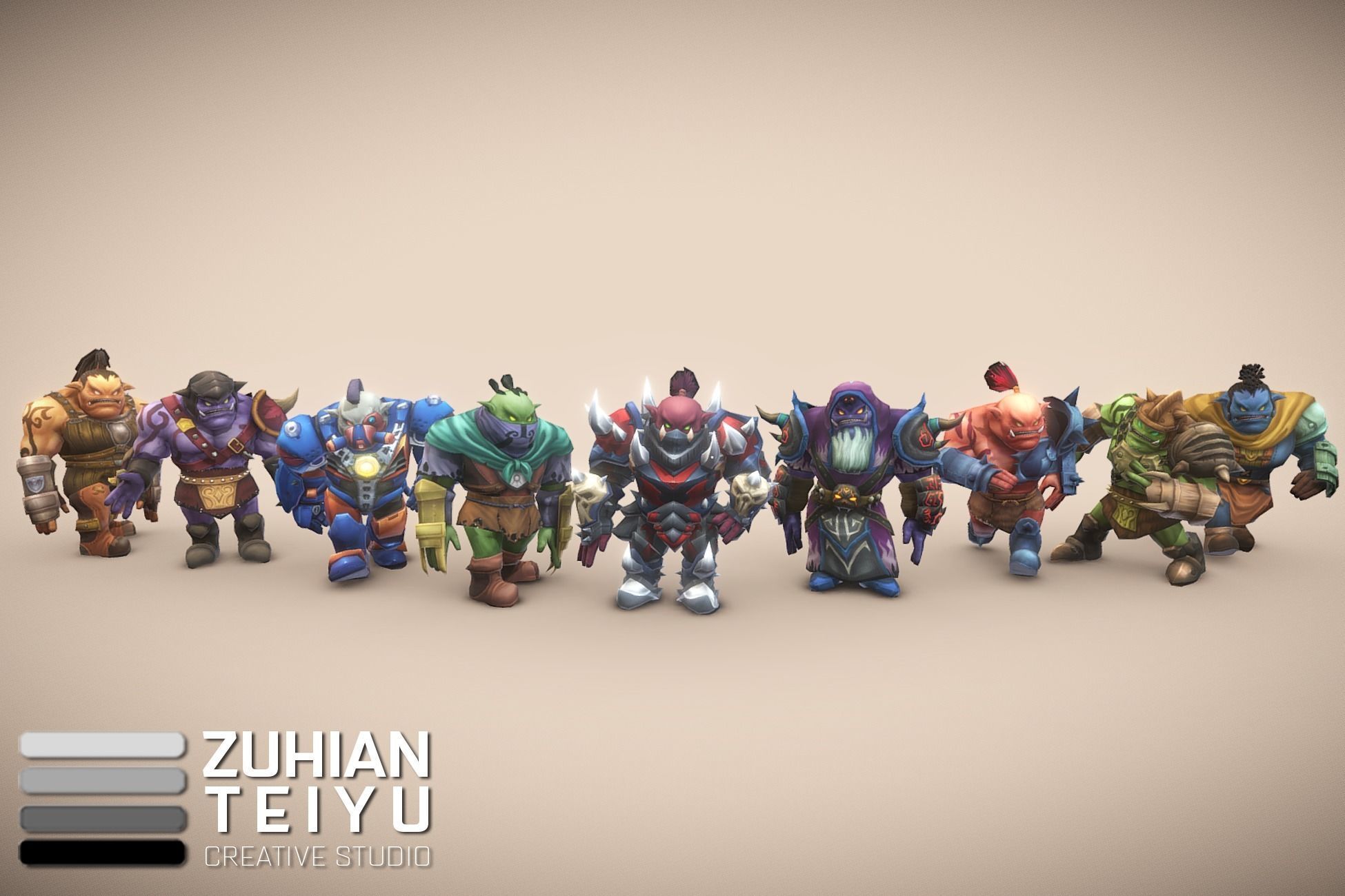 3D model Fantasy Anime Ork VR / AR / low-poly | CGTrader