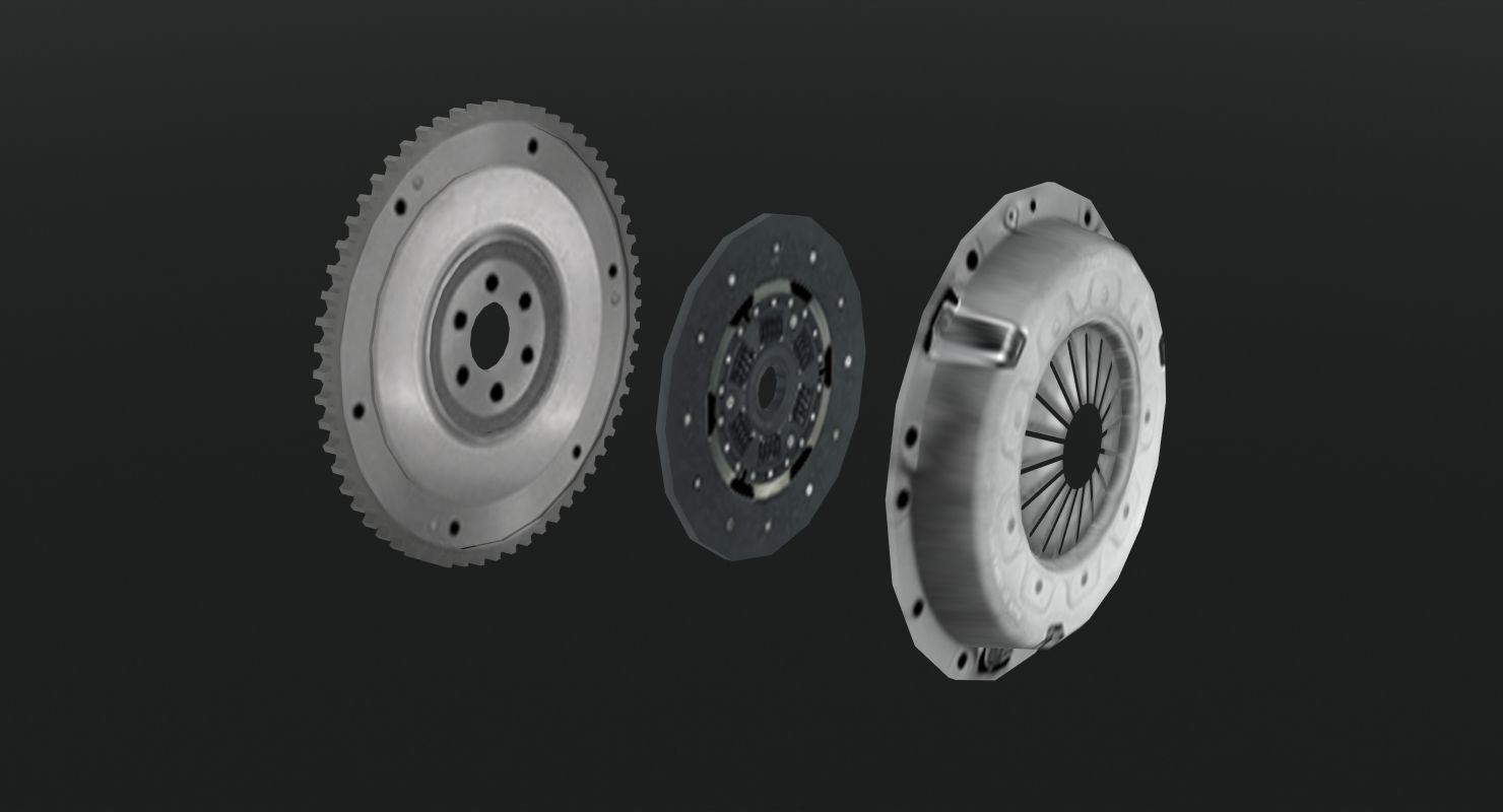 3D model Chevrolet Corvette Z06 2001 LS6 V8 Engine VR / AR / low-poly ...