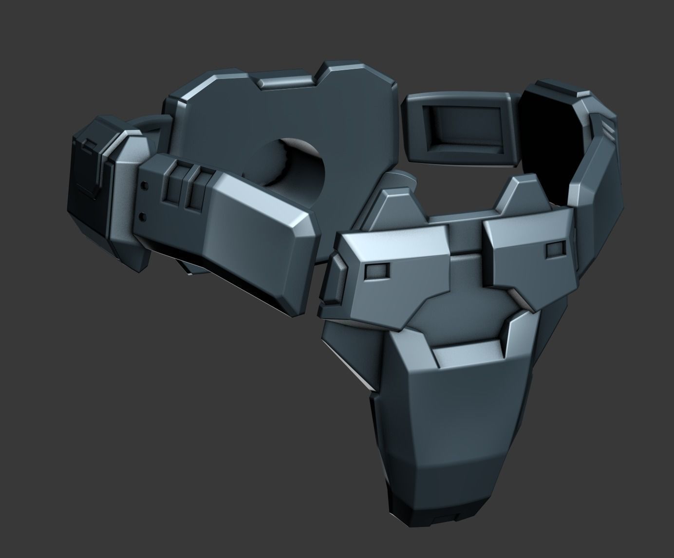 Modular Reach Tactical Recon Chestplate Wearable 3D Print File 3D model ...