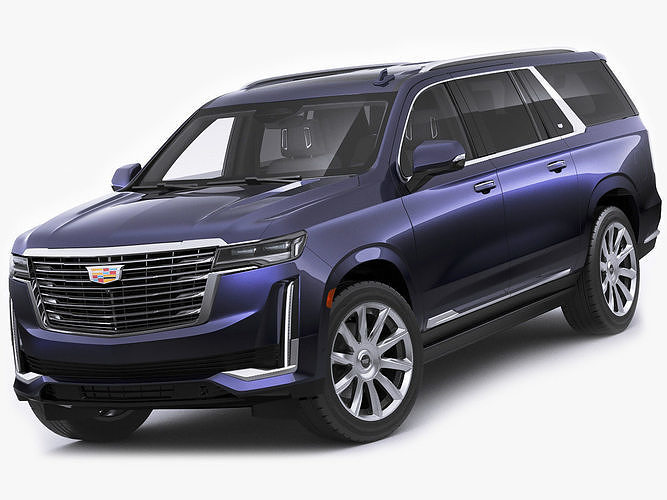 Escalade 2021 ESV large SUV 3D model | CGTrader