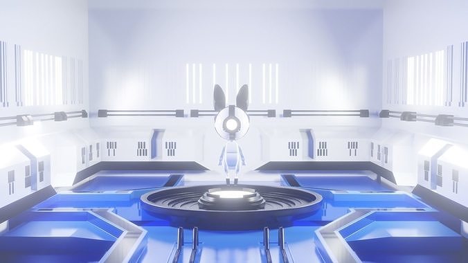 Little Bot Bunny free 3D model | CGTrader