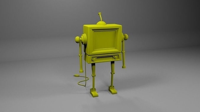tv man 3D model | CGTrader