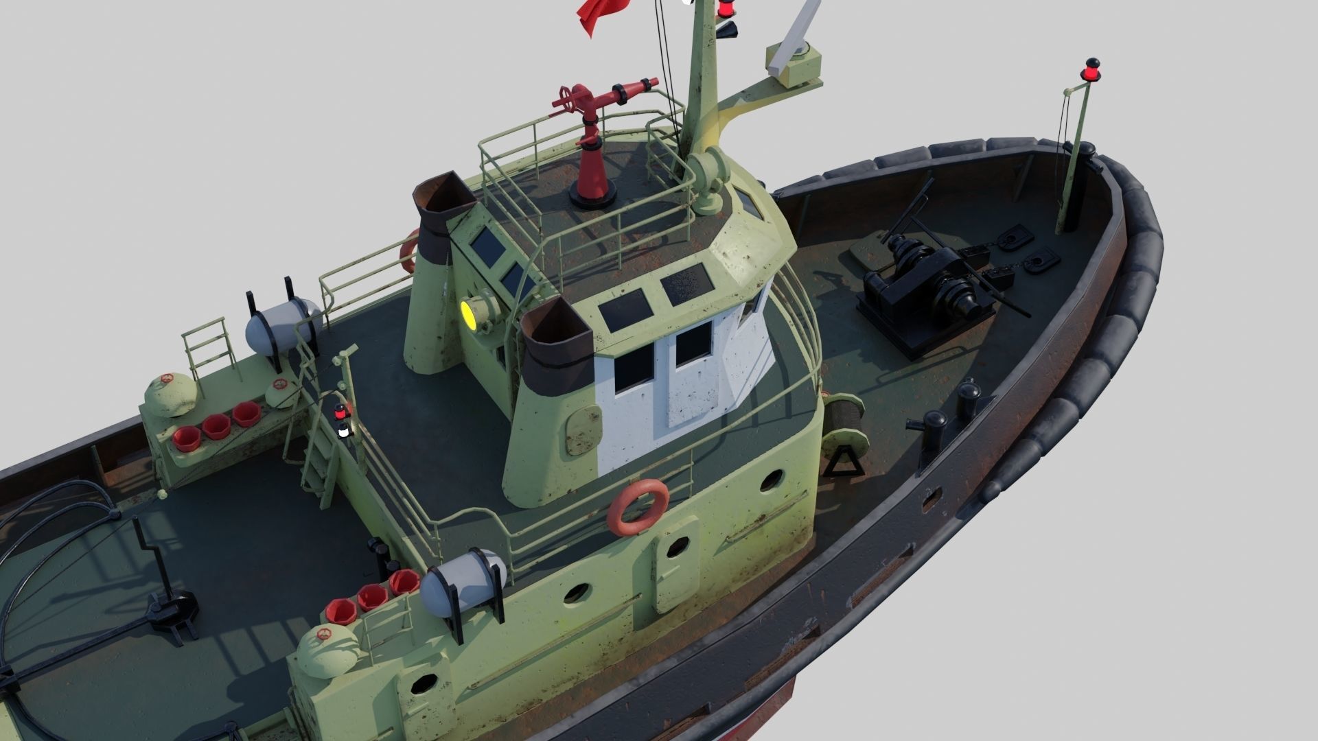 3D model Tugboat project 498 VR / AR / low-poly | CGTrader